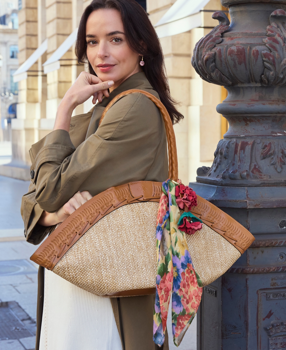 Click here for Patricia Nash Trope Extra-Large Dome Tote - Burnis... prices