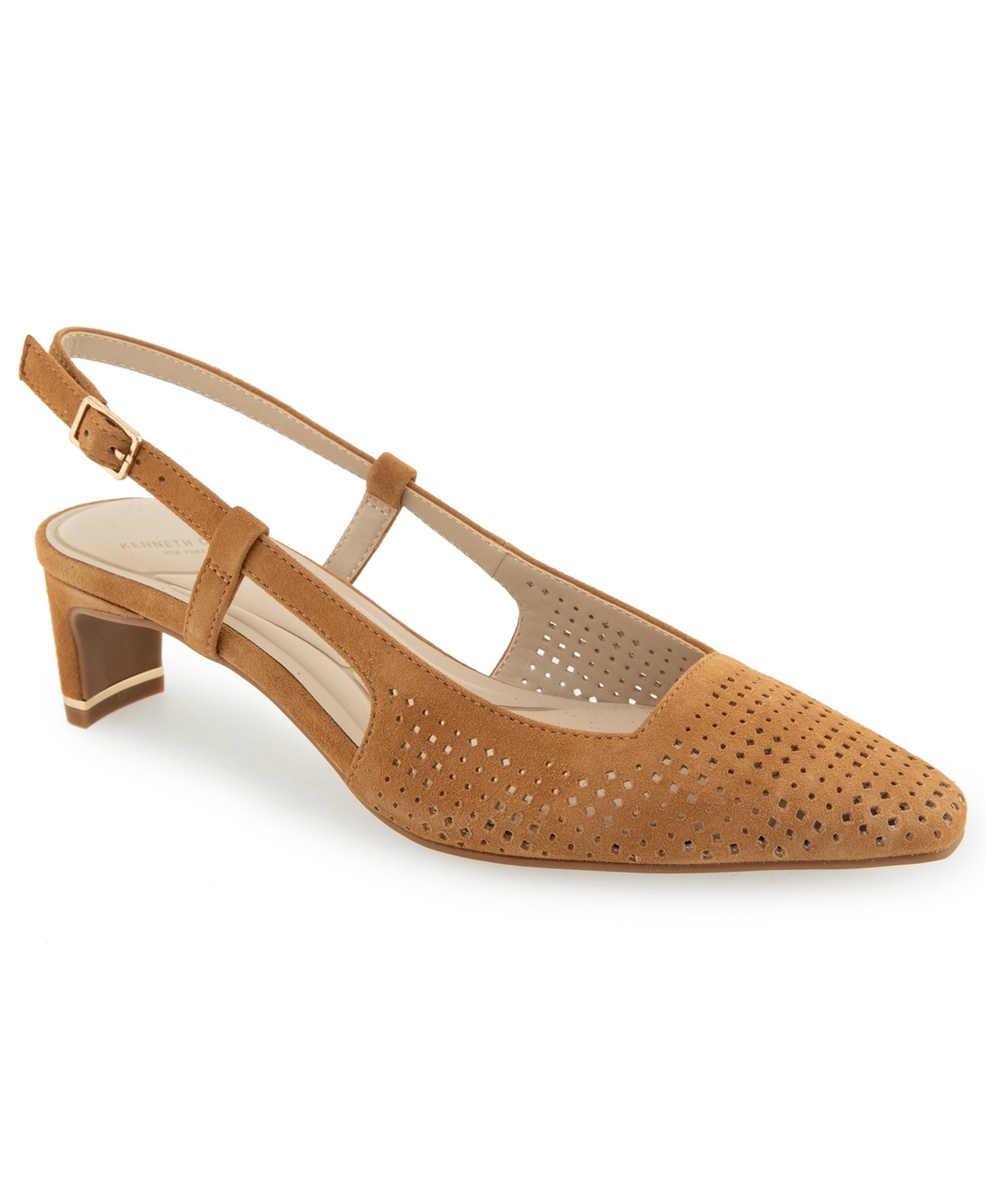 Click here for Kenneth Cole New York Womens Marbella Perf Slingba... prices