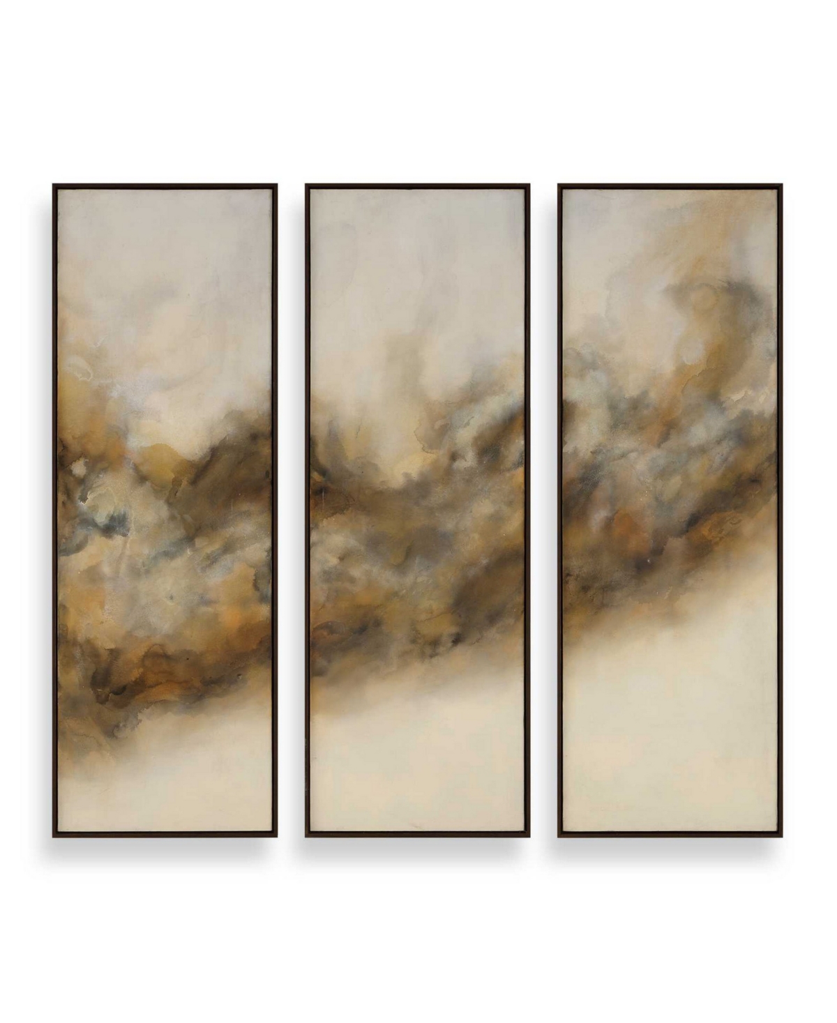 Click here for Uttermost Smoke Break Hand Painted Canvases  Set o... prices
