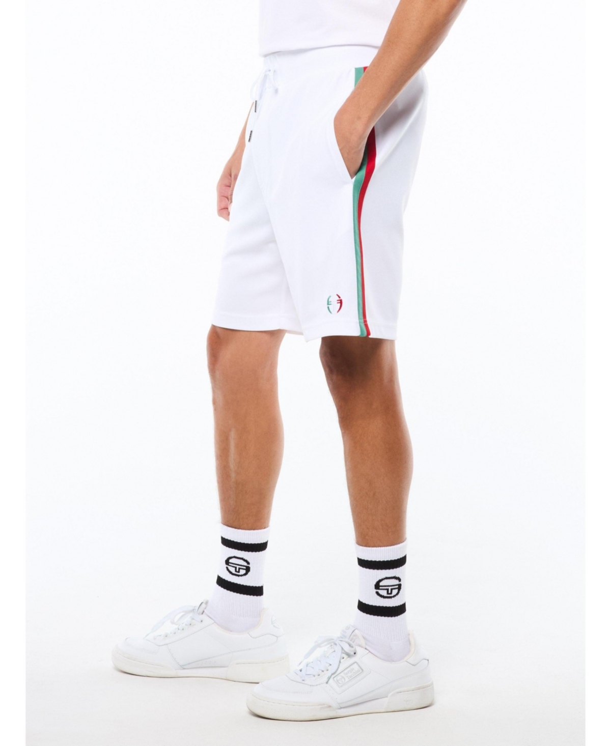 Click here for Sergio Tacchini Mens Eredita Short - Brilliant whi... prices