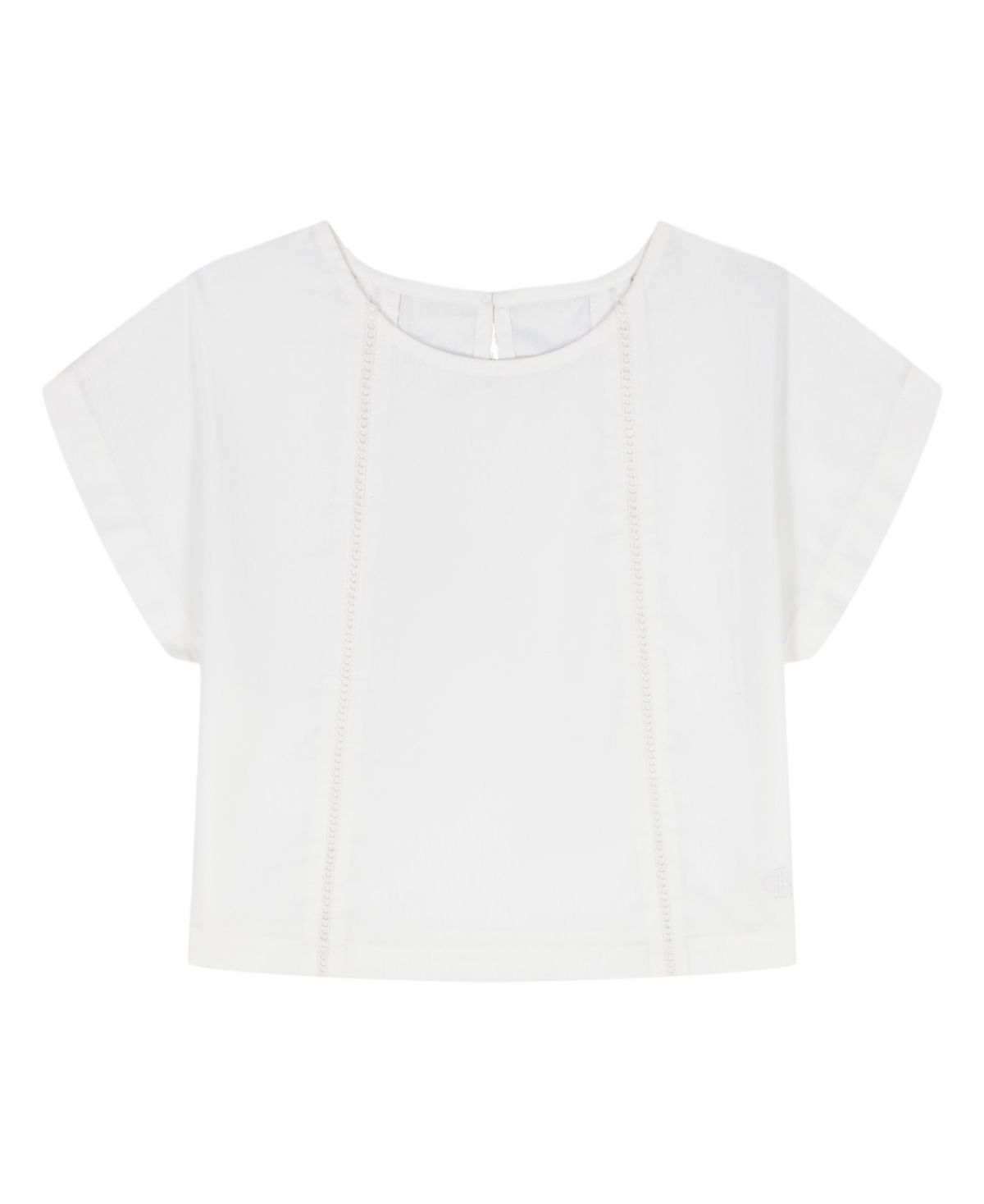 Click here for Calvin Klein Girls 8-16 Poplin Short-Sleeve Flutte... prices