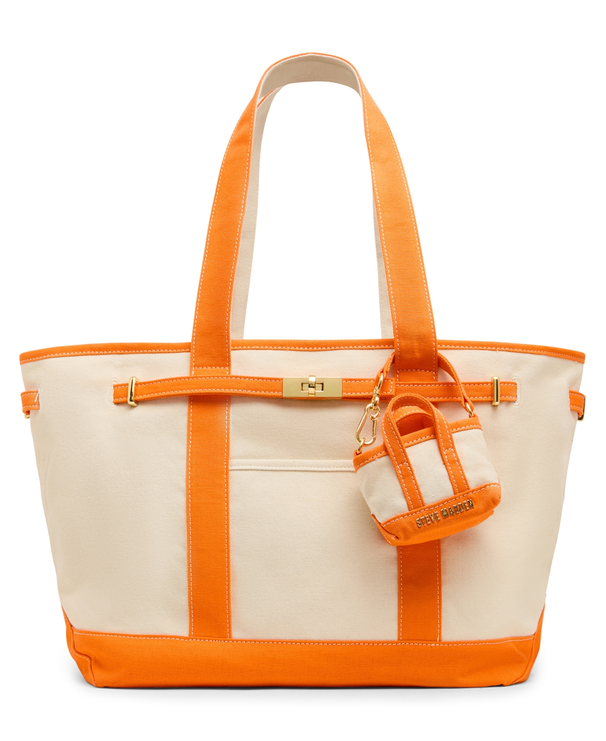 Click here for Steve Madden Bboat Medium Tote Bag - Orange prices