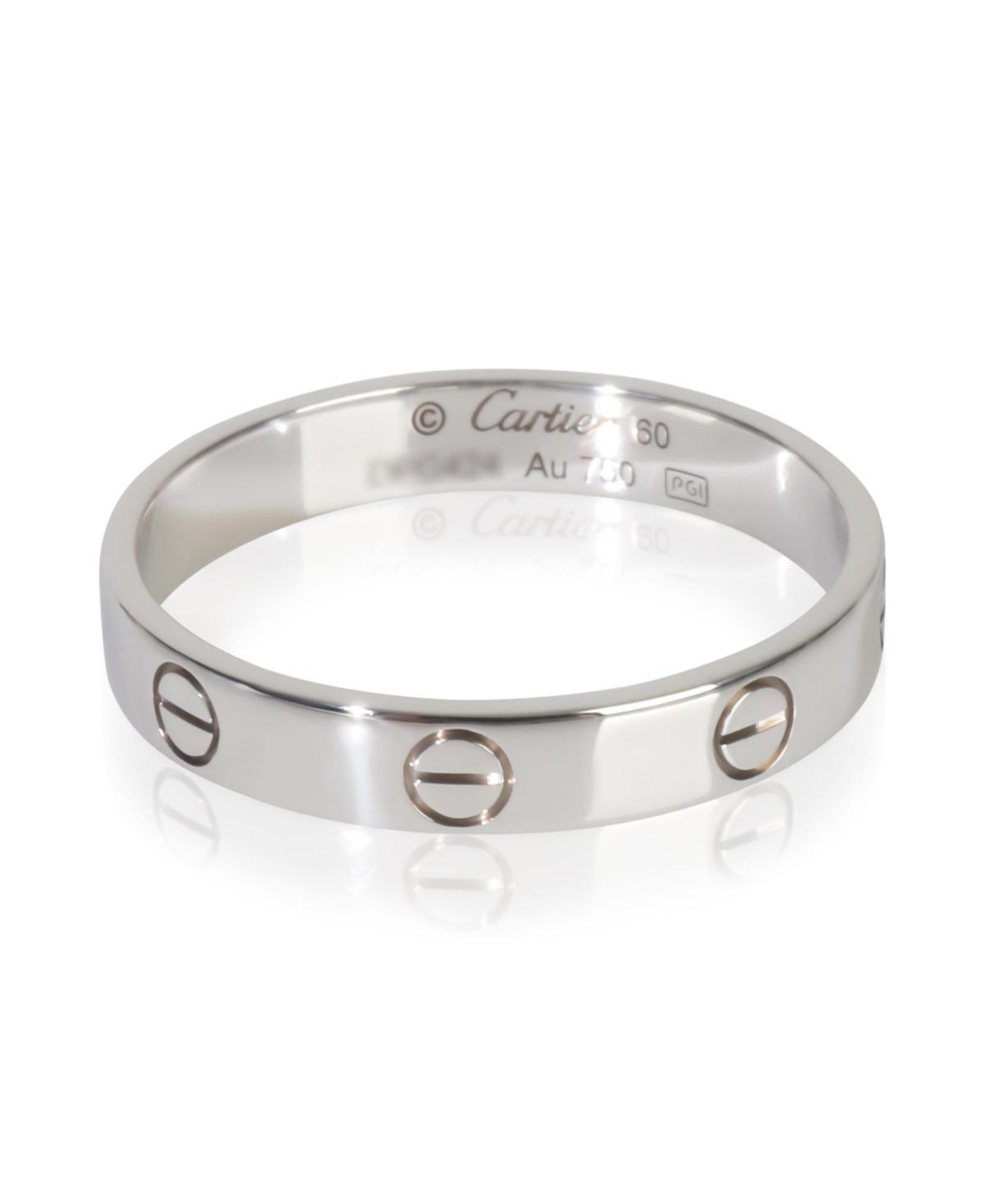 Click here for Pre-Owned Cartier White Gold Small Model Love Ring... prices