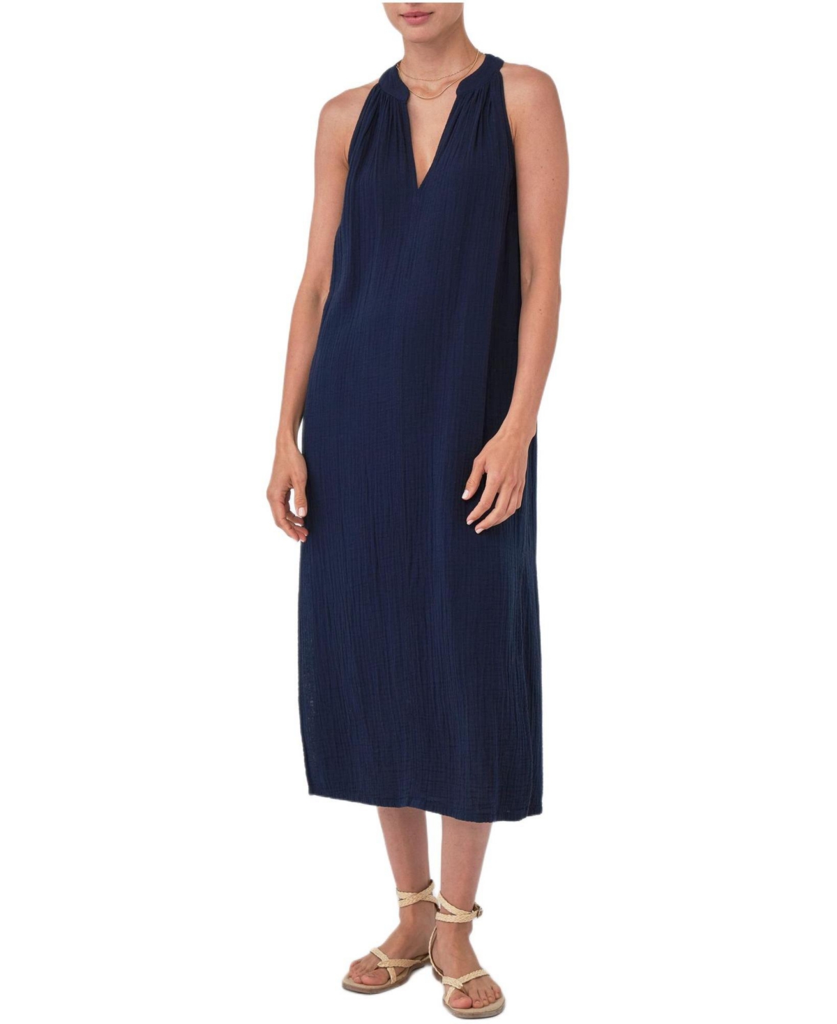 Click here for Ocean+Main Plus Size Ocean+Main Sleeveless Gauze M... prices