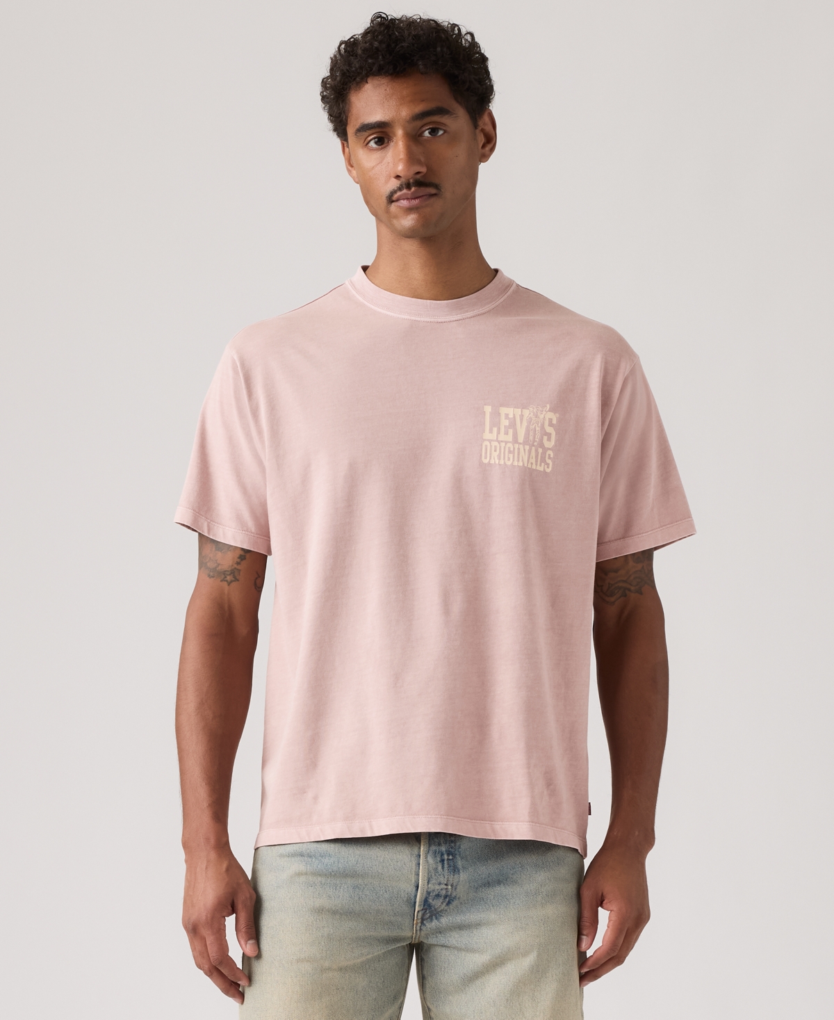 Click here for Levis Mens Short-Sleeve Graphic T-Shirt - Fawn prices
