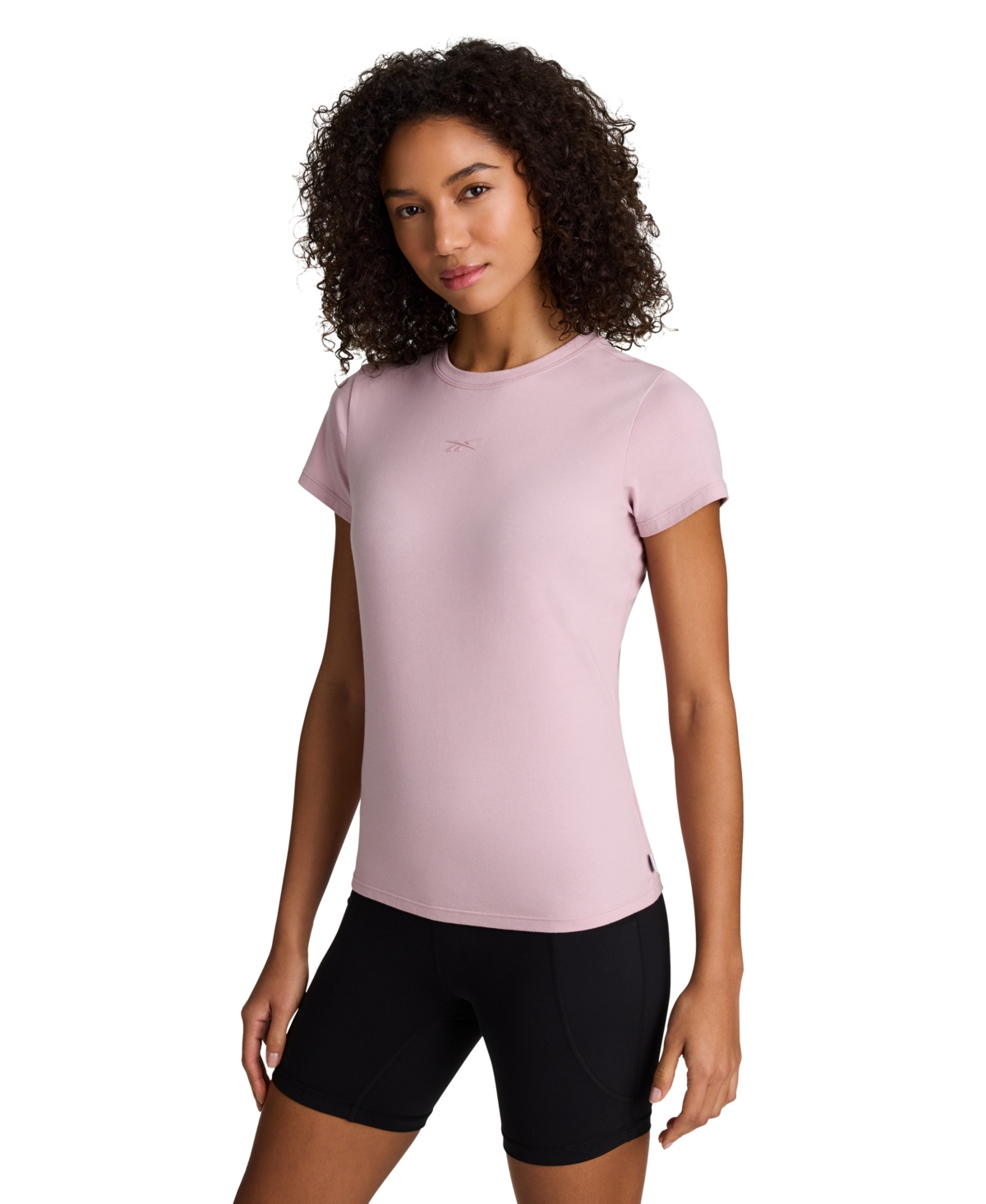 Click here for Reebok Womens Crewneck T-Shirt - Muted Mauve prices