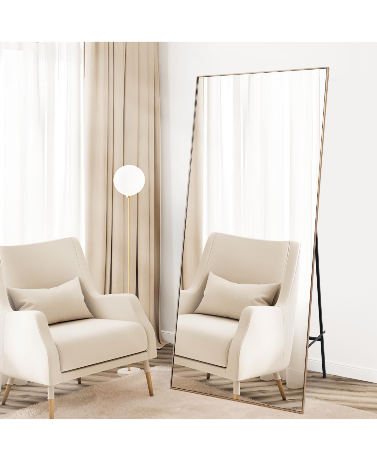 Click here for Homfan Full Length Mirror 71" x 31"  Lar... prices