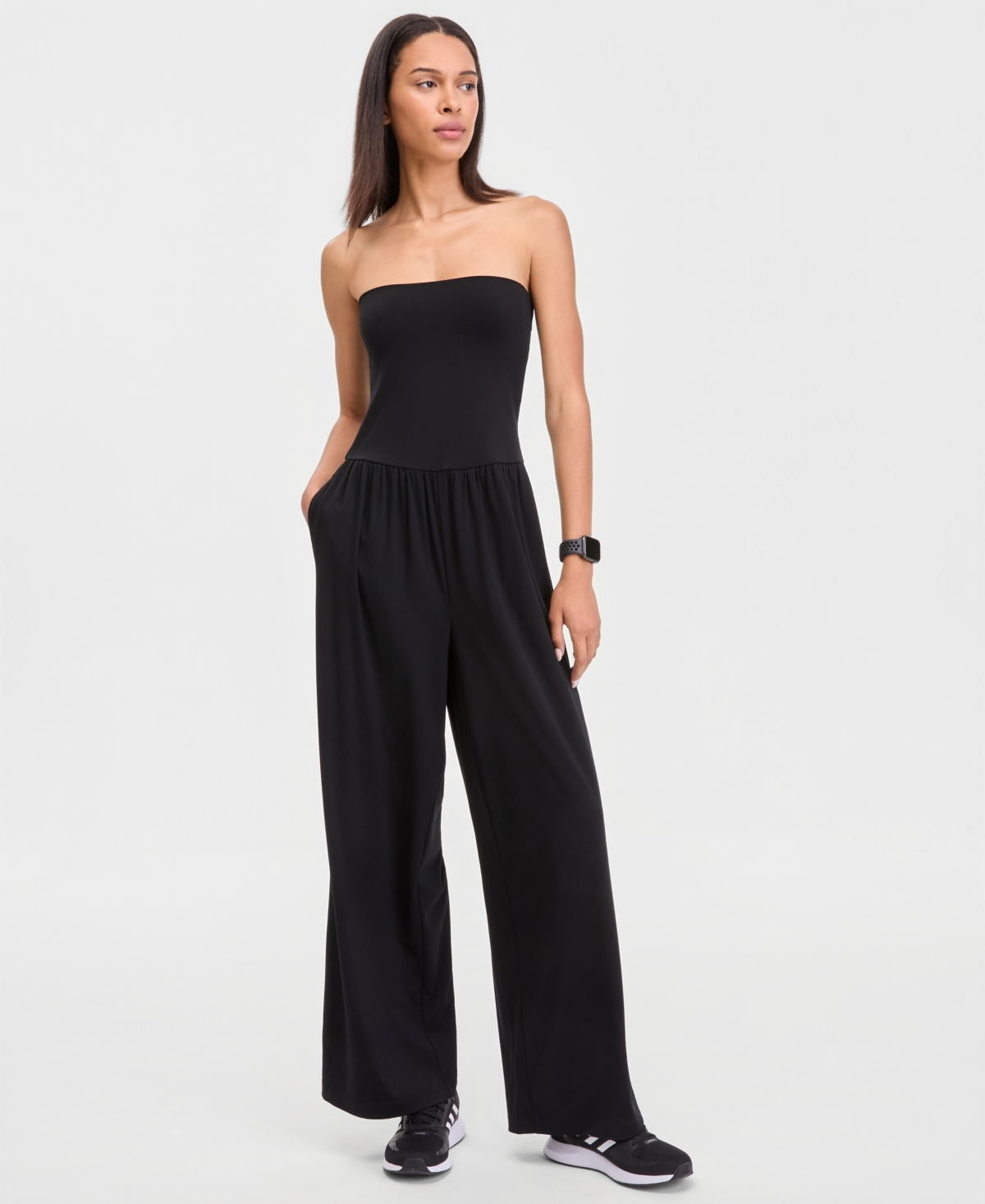 Click here for Id Ideology Womens Strapless Convertible Jumpsuit... prices