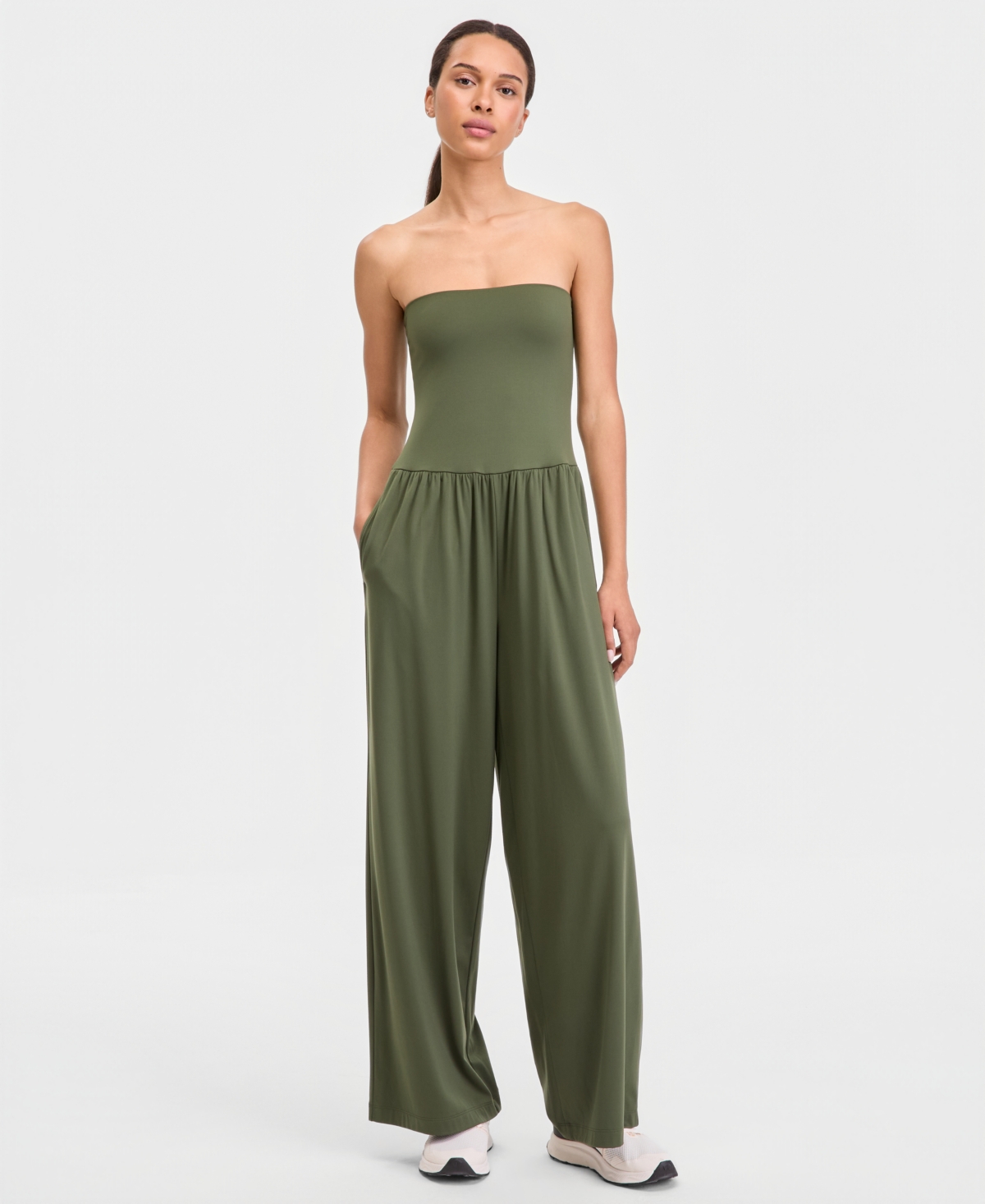 Click here for Id Ideology Womens Strapless Convertible Jumpsuit... prices