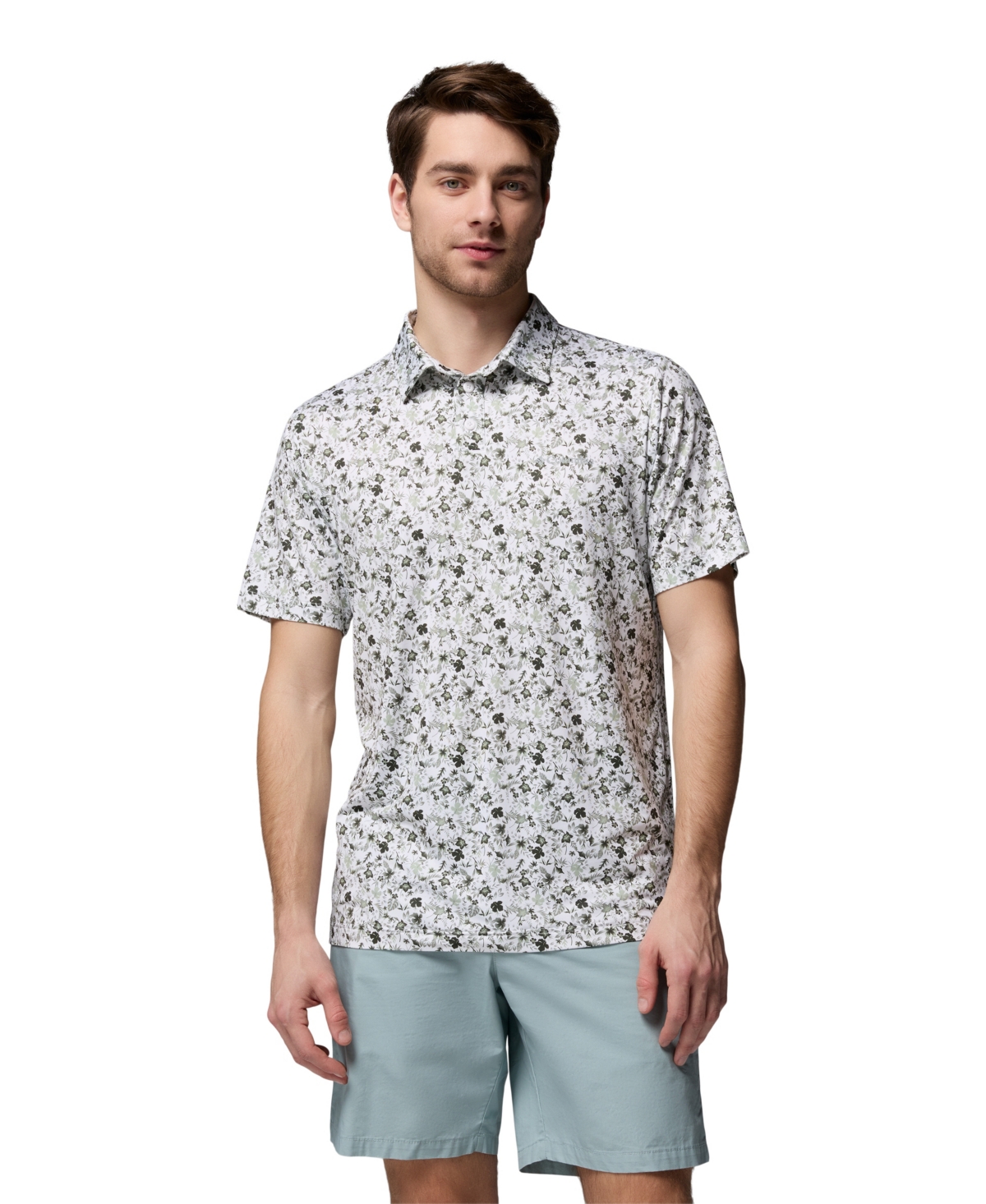 Click here for Columbia Mens Parsons Printed Short-Sleeve Polo Sh... prices