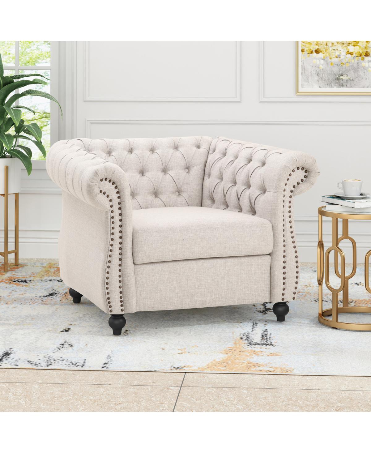 Click here for Streamdale Furniture Chesterfield Club Chair - Bei... prices