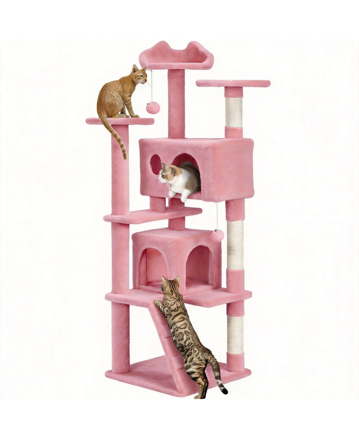 Click here for Aronkl Multi-level Cat Tree Tower with Cat-ear Per... prices