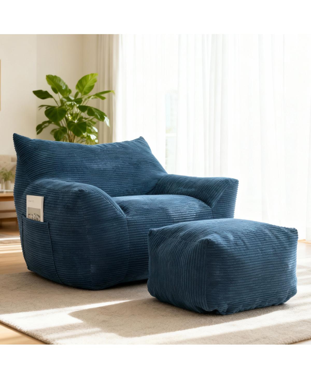 Click here for Streamdale Furniture Oversized Comfy Bean Bag Chai... prices
