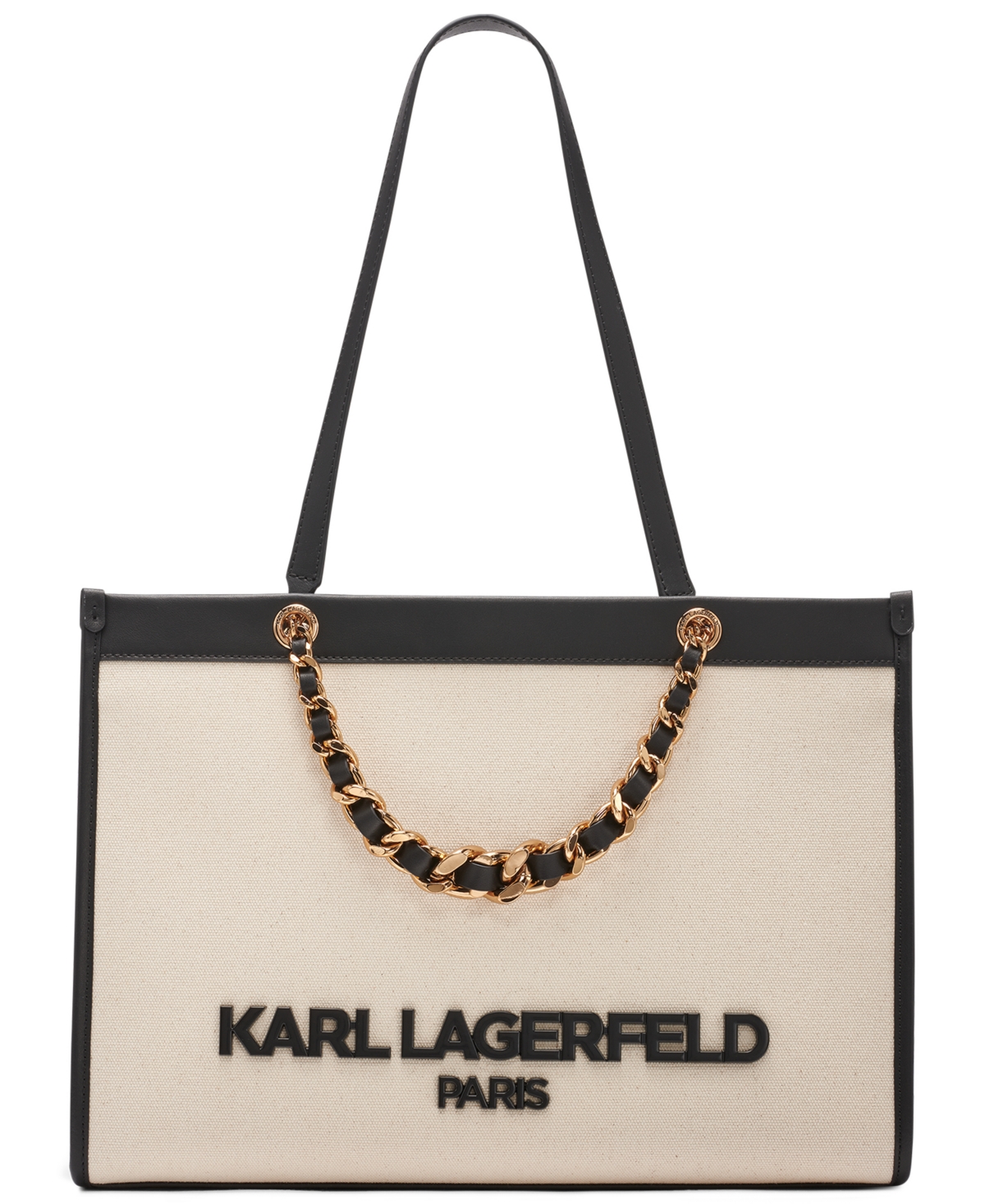 Click here for Karl Lagerfeld Paris Savoie Large Tote Bag - Natur... prices