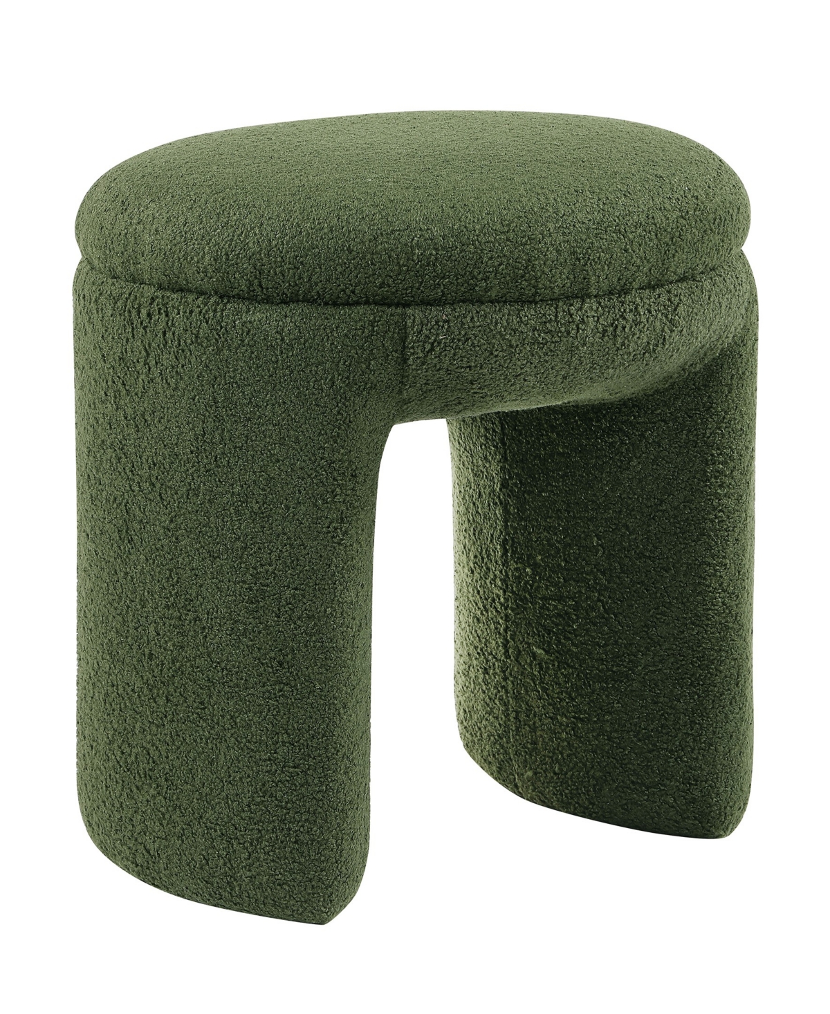 Click here for Emery 18 U-Shaped Upholstered Ottoman - Green prices