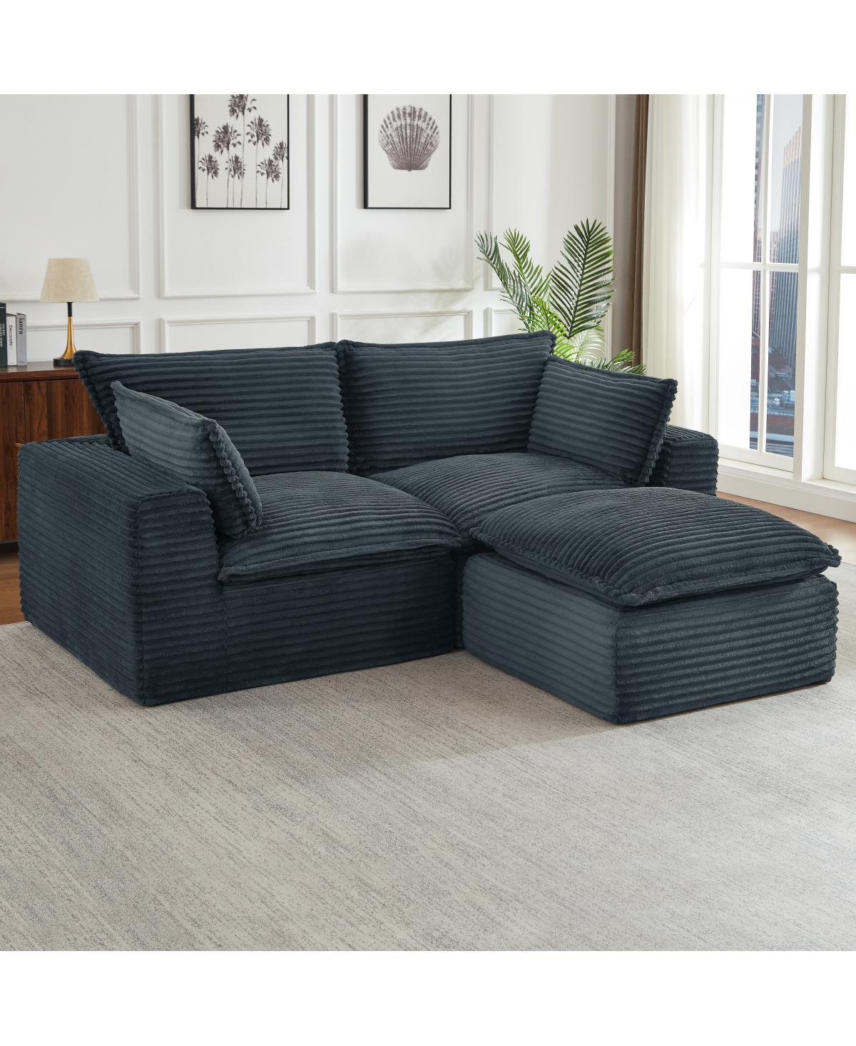 Click here for Streamdale Furniture Loveseat Sofa  Cloud Boneless... prices