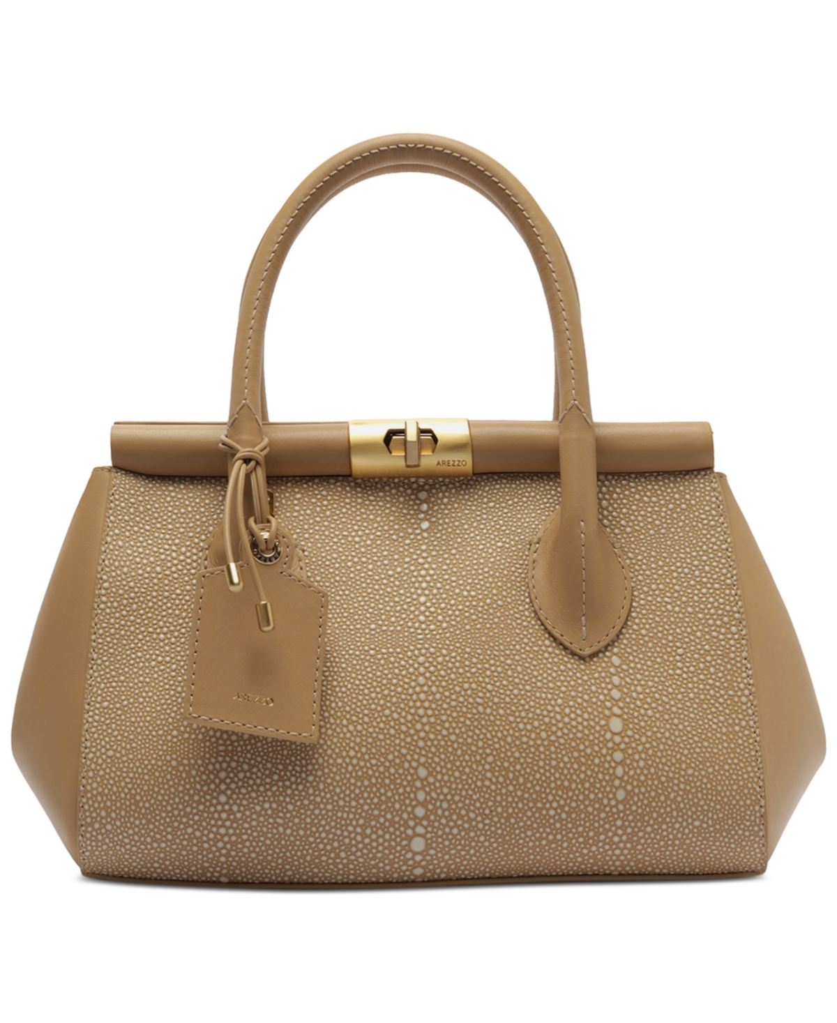 Click here for Arezzo Morgan Small Turn-Lock Tote Bag - Verano prices