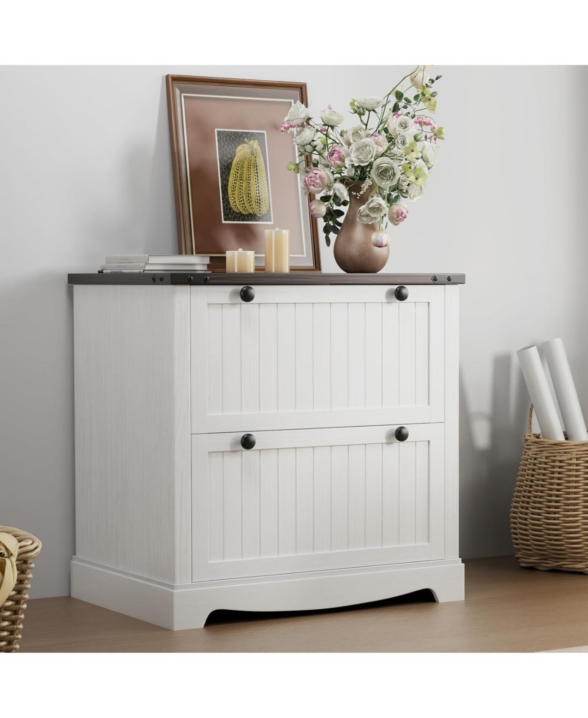 Click here for gaomon 2 Drawer File Cabinet with Hanging Folders... prices