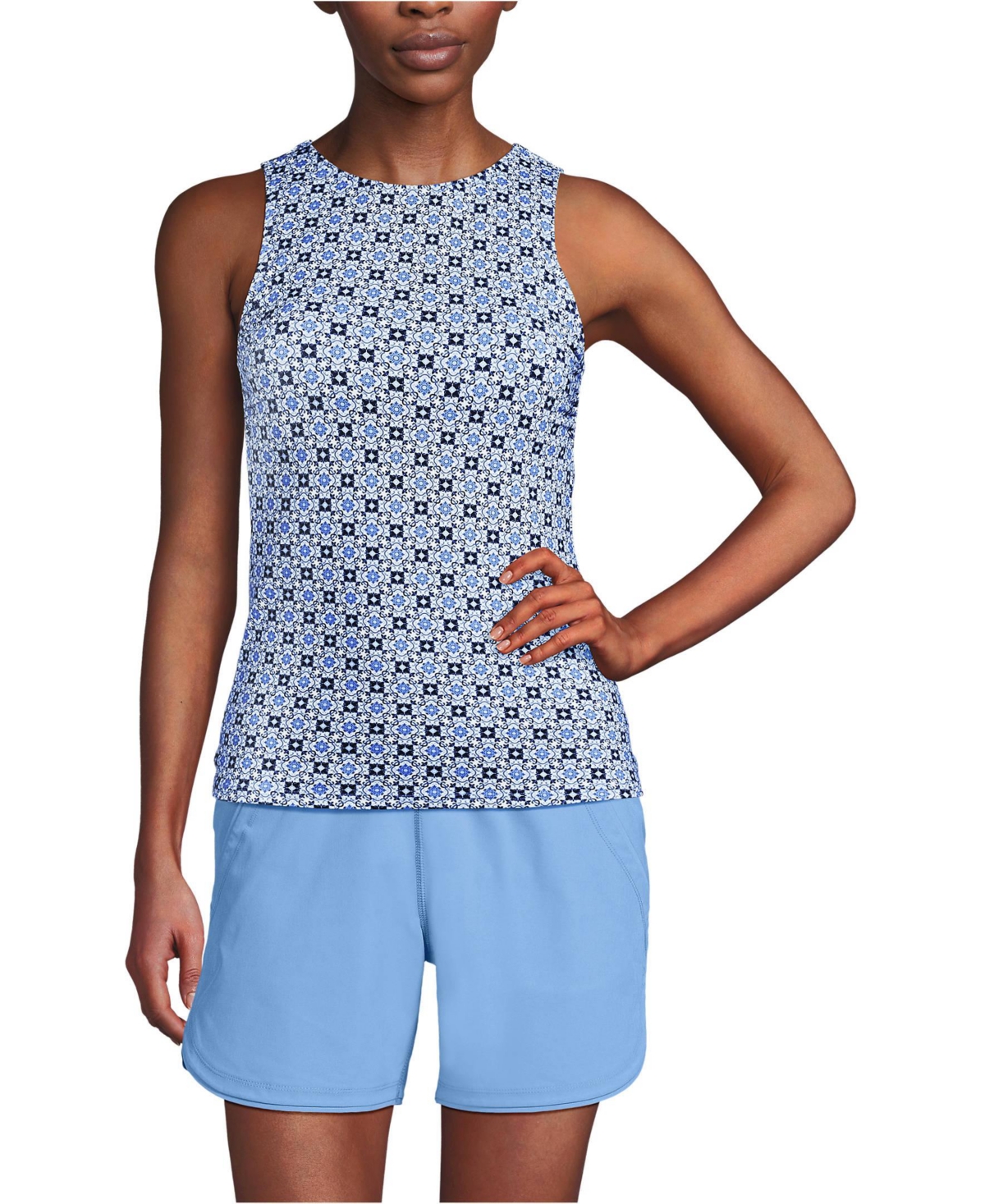 Click here for Lands End Womens High Neck Upf 50 Sun Protection M... prices