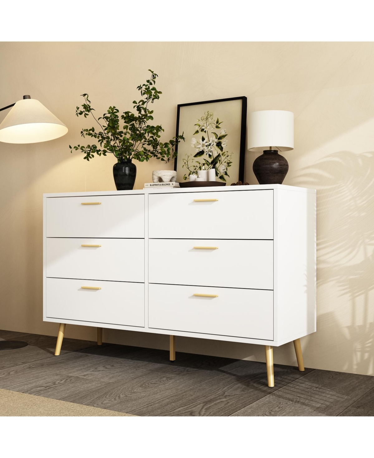 Click here for Famapy 6-Drawers Solid Wood Chest of Drawer Accent... prices