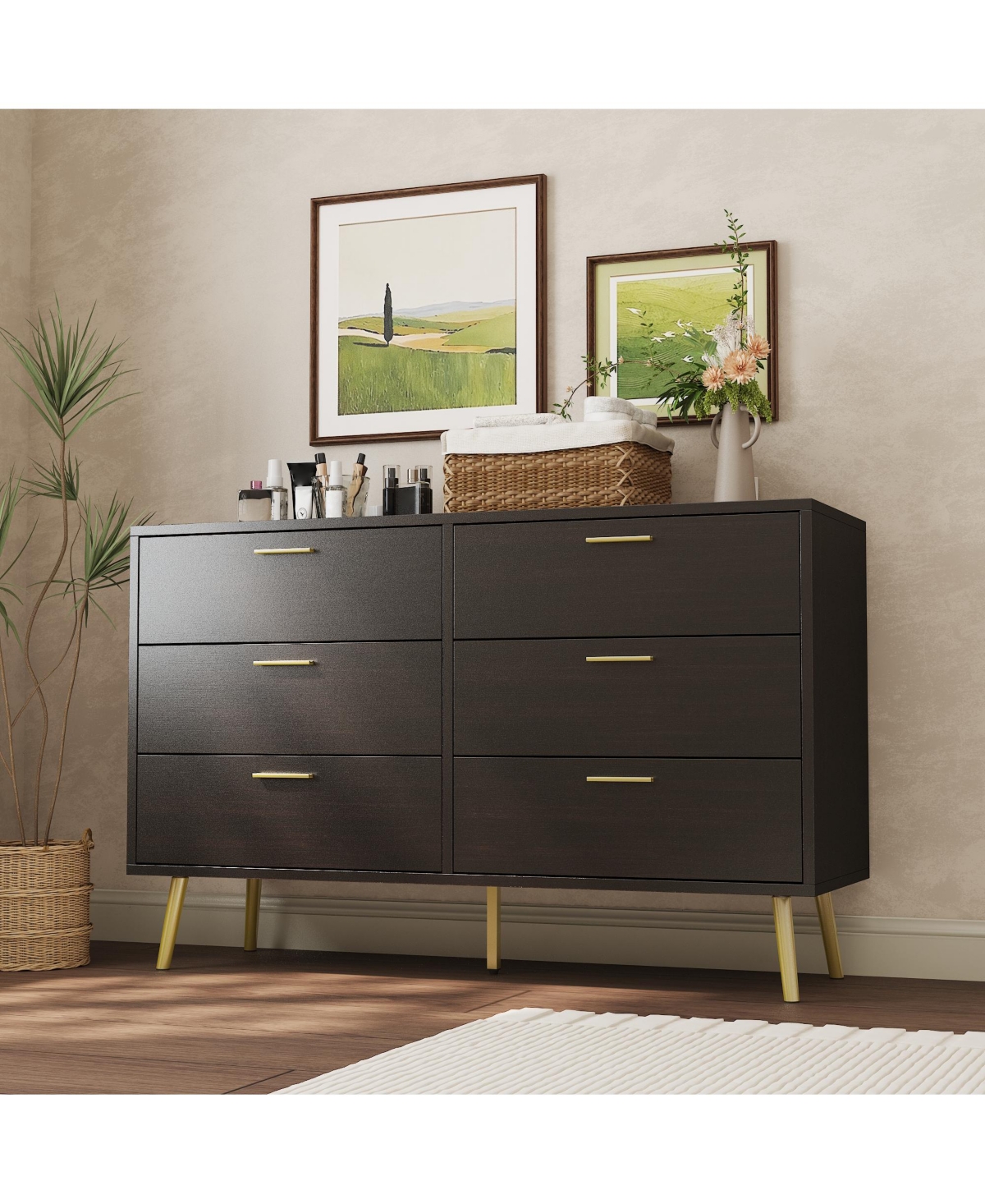 Click here for Famapy 6-Drawers Solid Wood Chest of Drawer Accent... prices