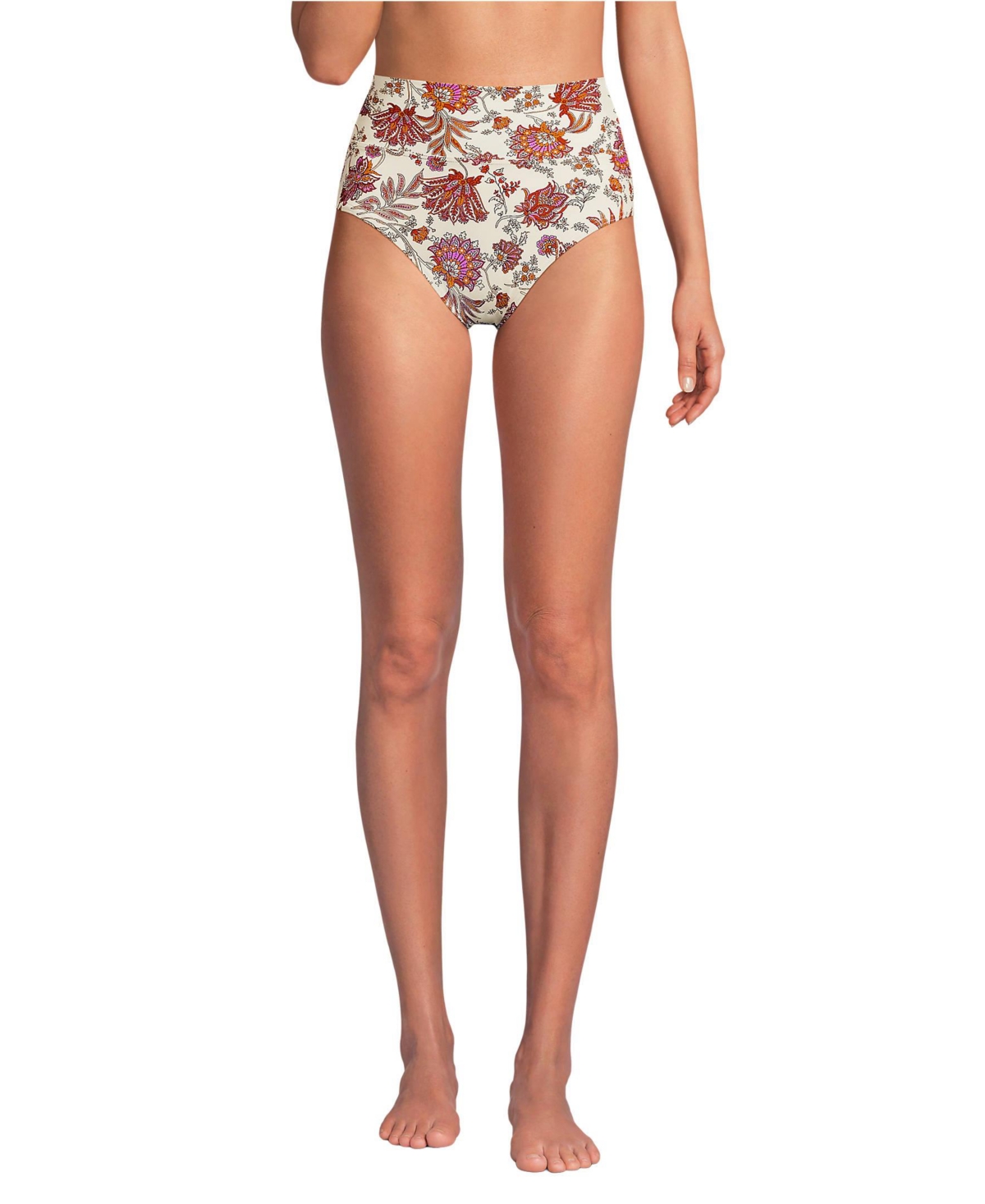 Click here for Lands End Womens Pinchless High Waisted Bikini Bot... prices