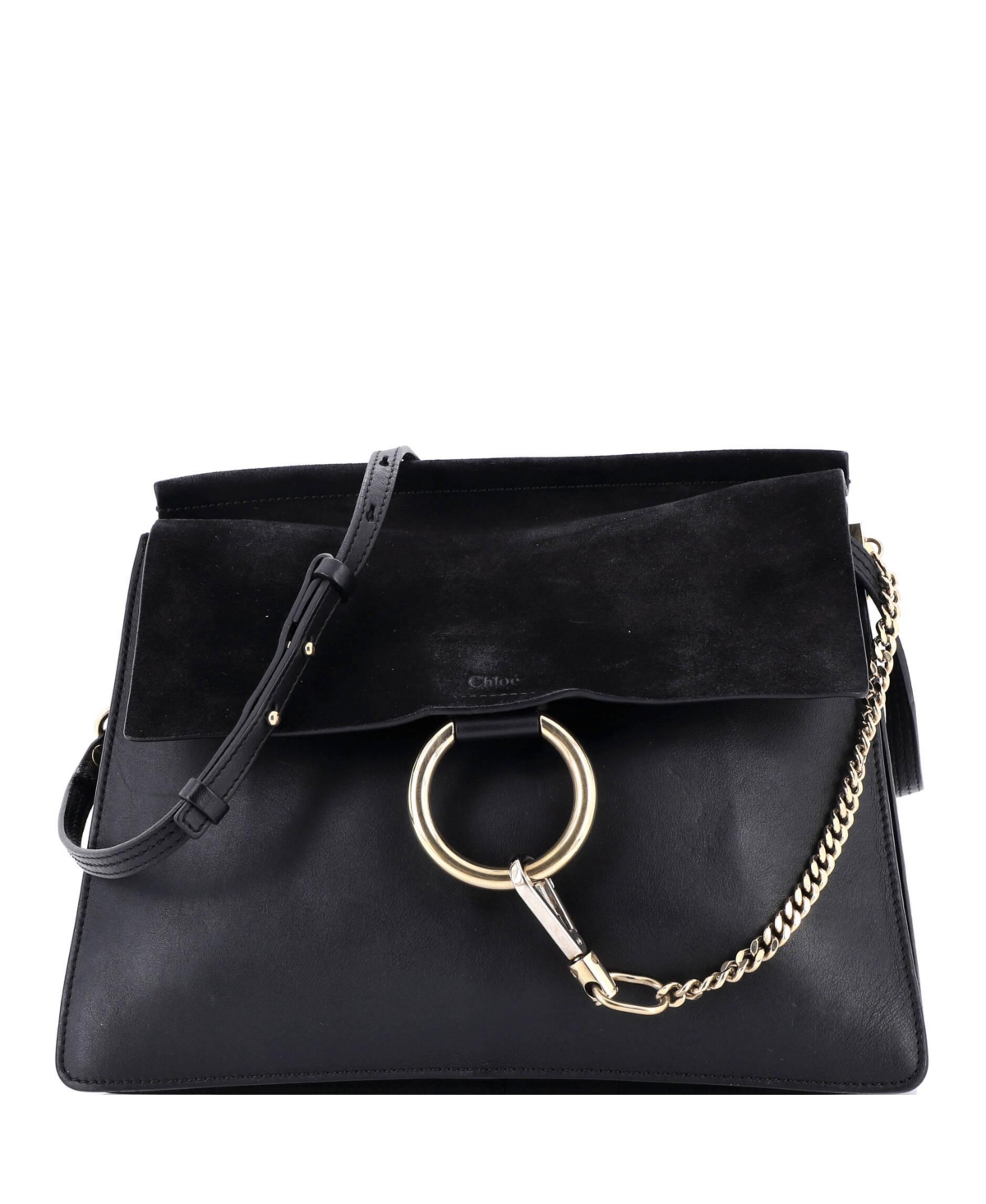 Click here for Pre-Owned Chloe Medium Faye Shoulder Bag Leather -... prices