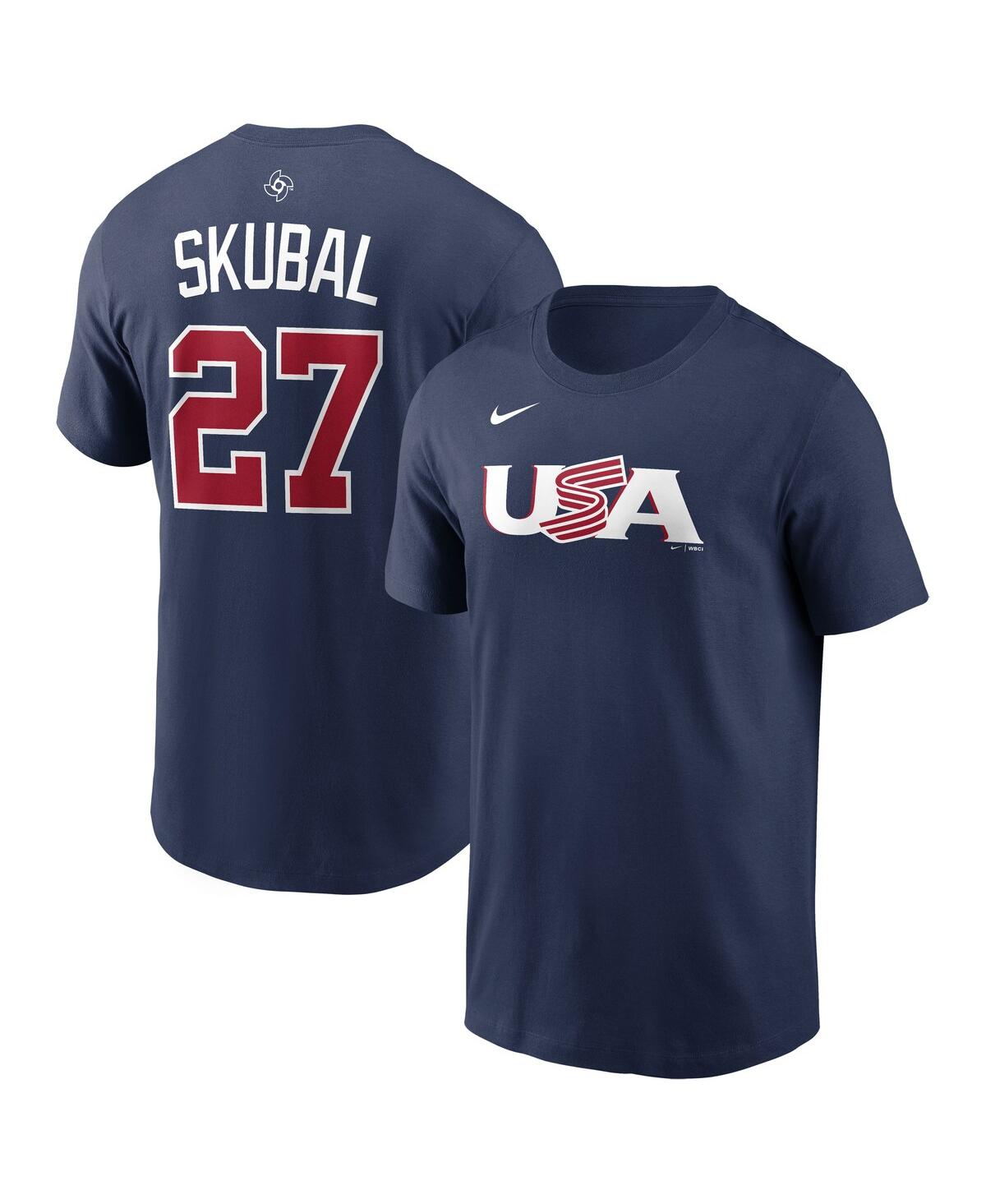 Click here for Nike Mens Tarik Skubal Navy Usa Baseball 2026 Worl... prices