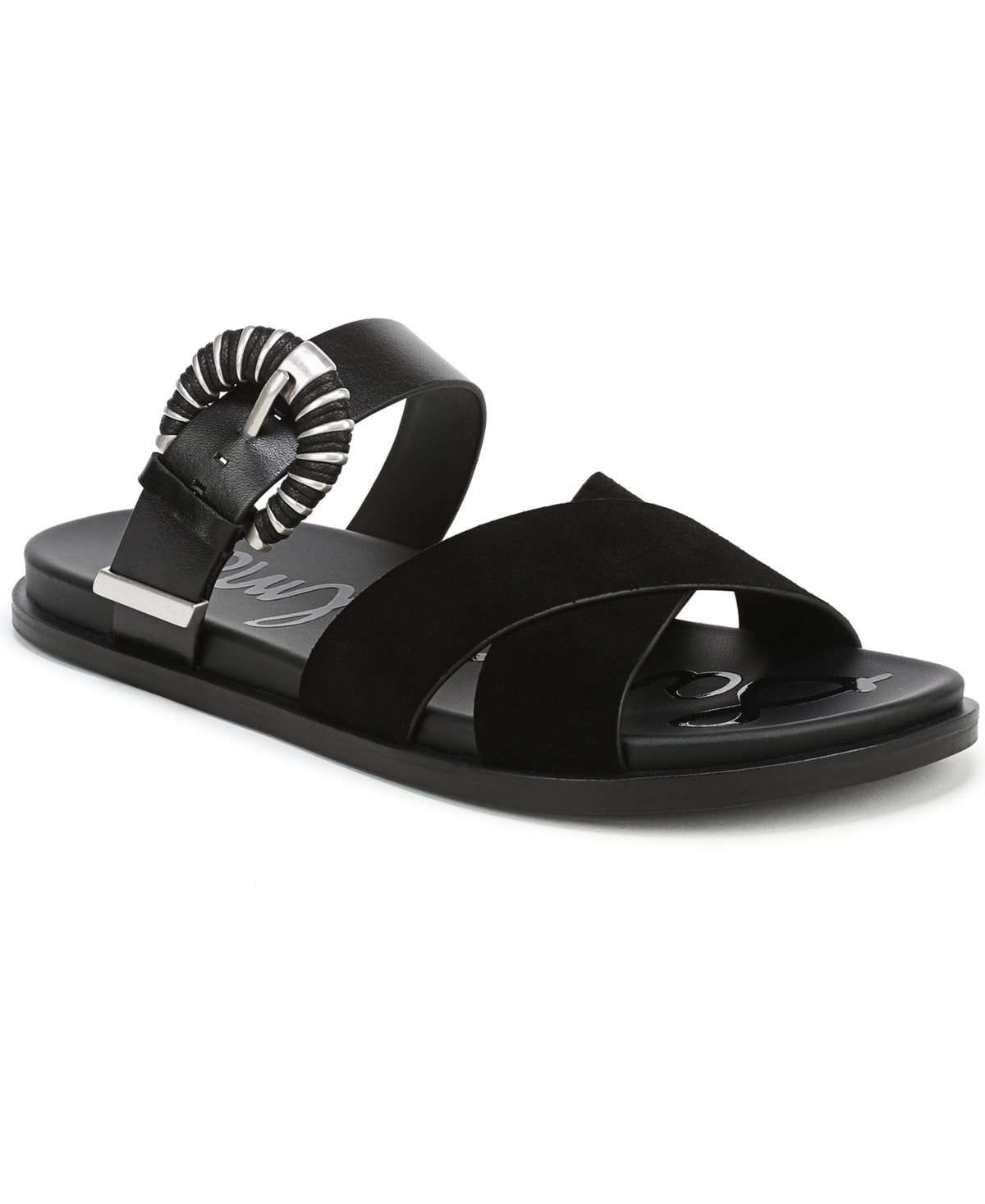 Click here for Sam Edelman Womens Lucy Slide Sandals - Black Sued... prices