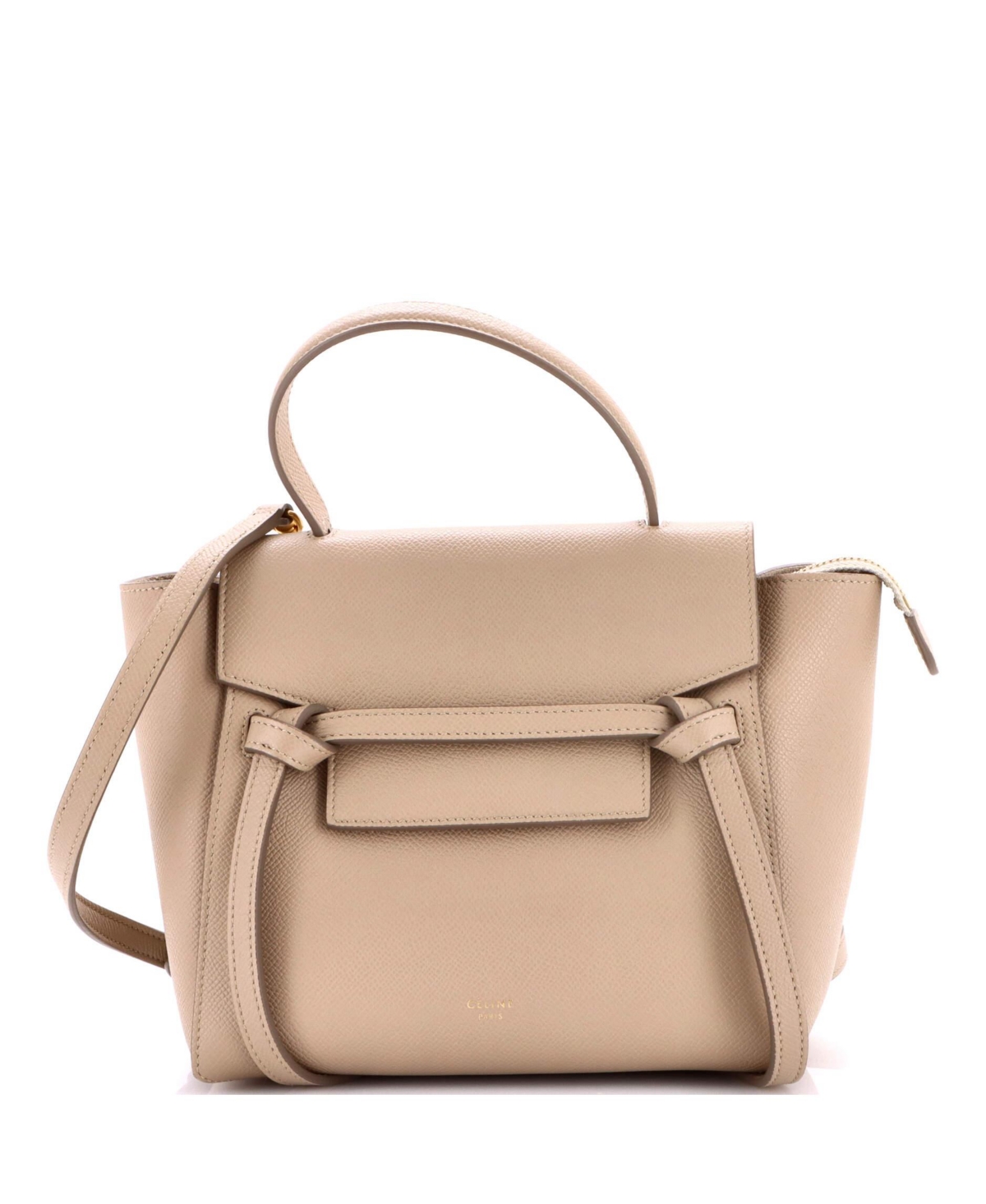 Click here for Pre-Owned Celine Nano Belt Bag Textured Leather -... prices