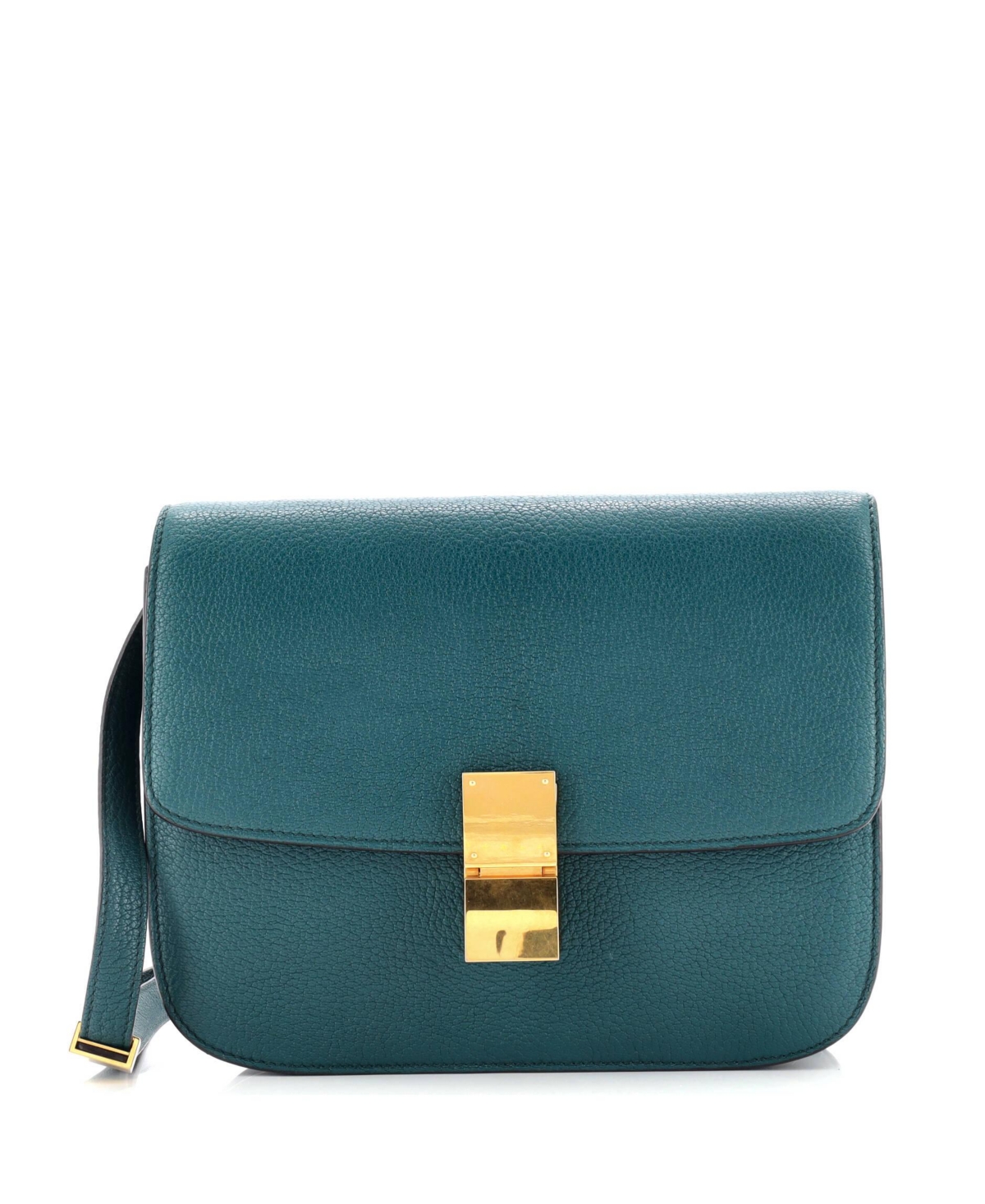 Click here for Pre-Owned Celine Medium Classic Box Bag Grainy Lea... prices