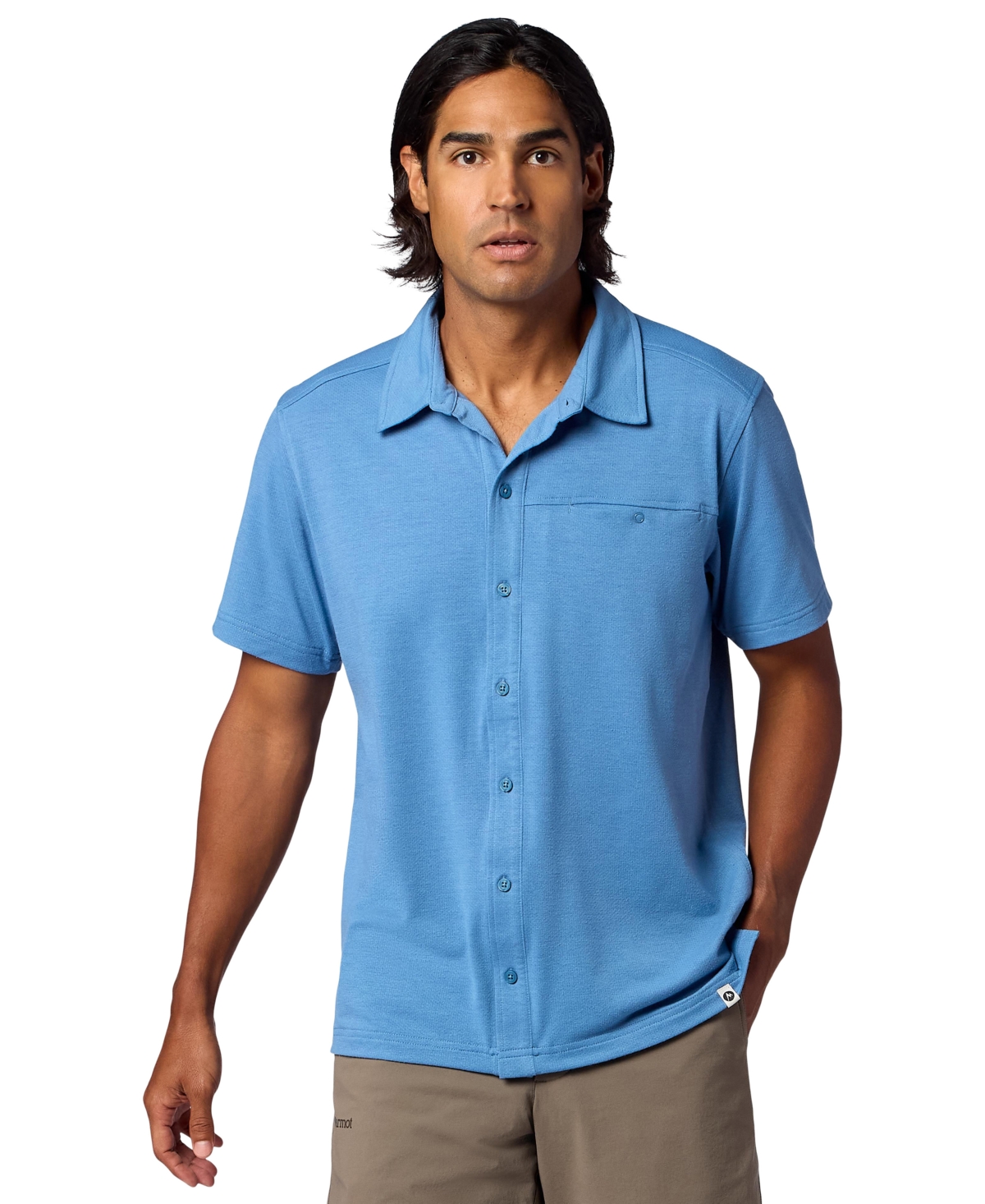 Click here for Marmot Mens Short-Sleeve Classic Fit Button-Up Shi... prices