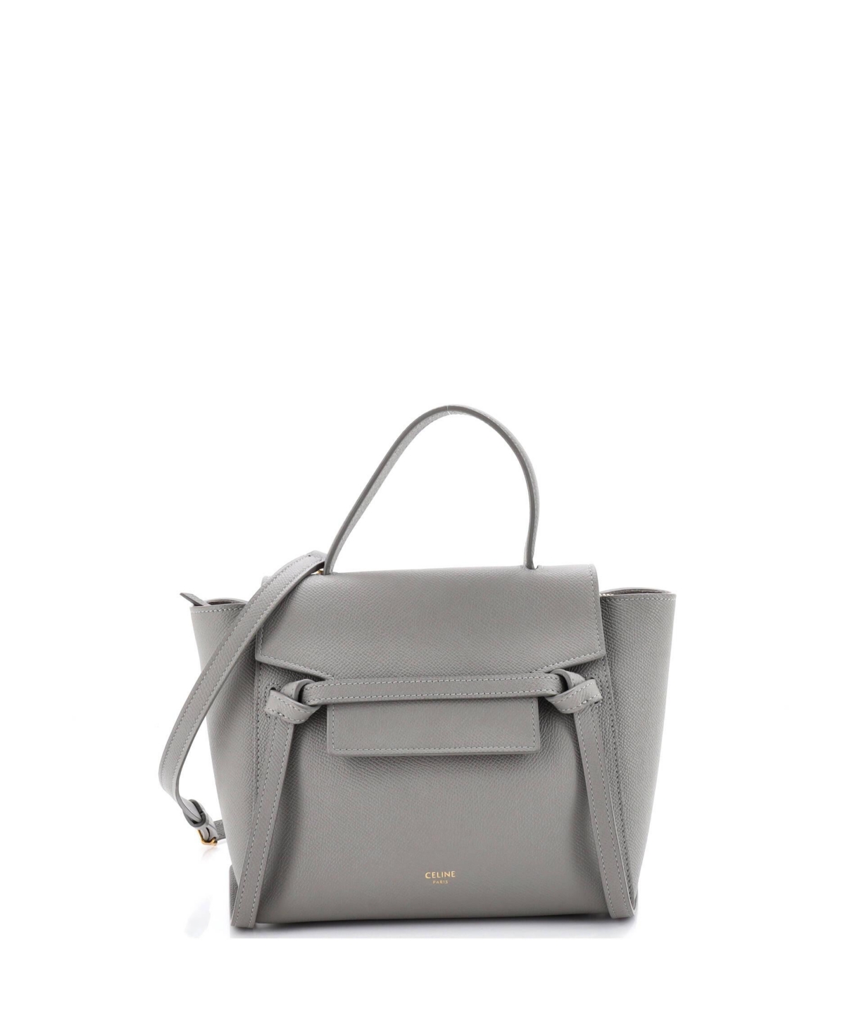 Click here for Pre-Owned Celine Nano Belt Bag Textured Leather -... prices