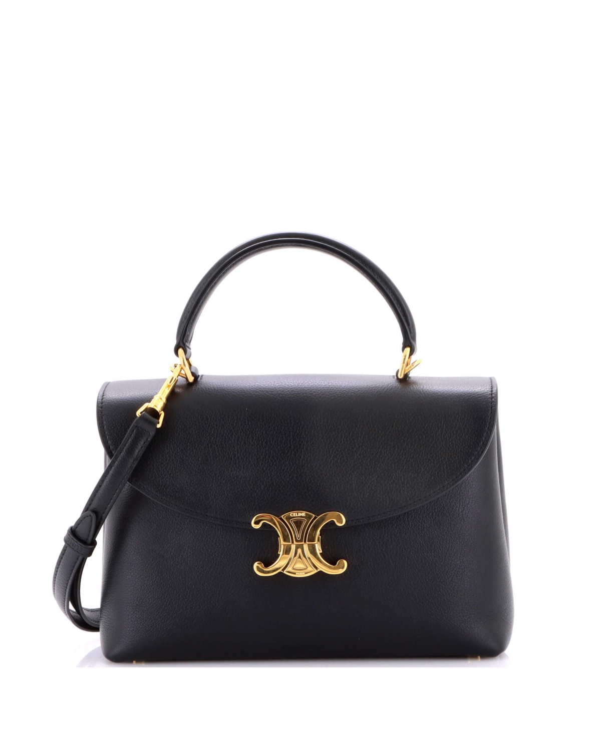 Click here for Pre-Owned Celine Medium Nino Top Handle Bag Leathe... prices