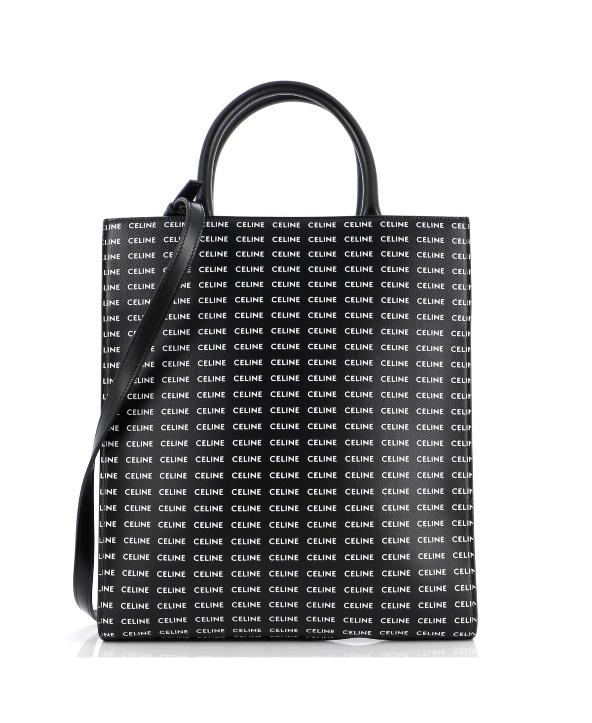 Click here for Pre-Owned Celine Small Vertical Cabas Tote All Ove... prices