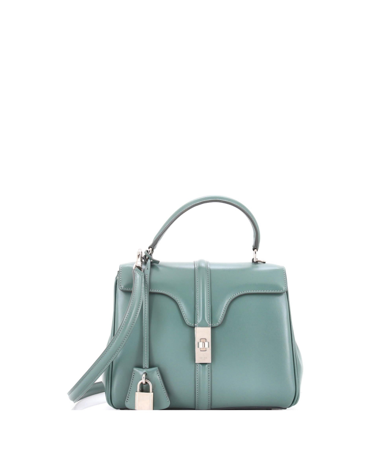 Click here for Pre-Owned Celine Small 16 Top Handle Bag Smooth Ca... prices