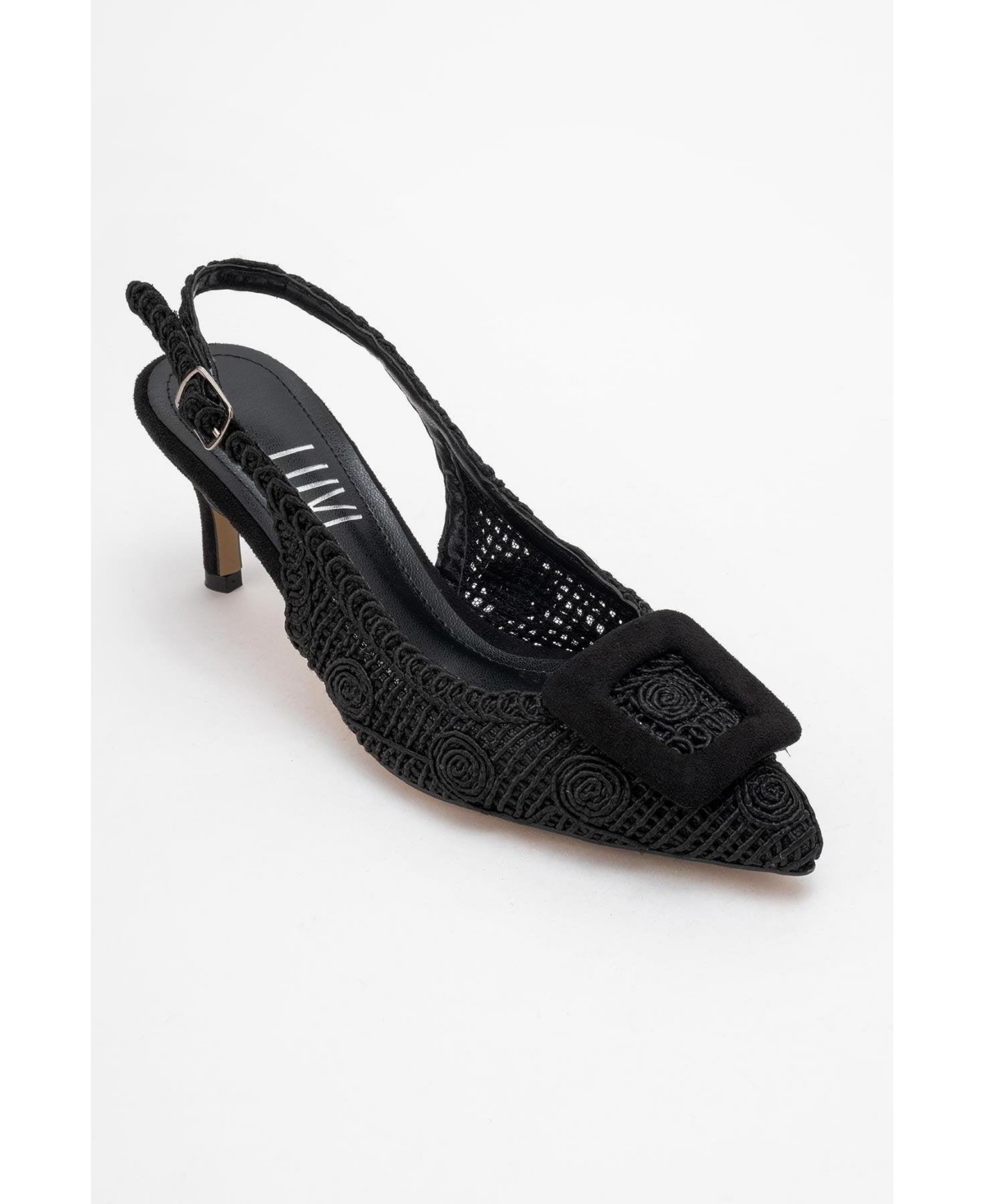 Click here for Prologue Shoes Ensley Knitted Buckled Pointed Toe... prices