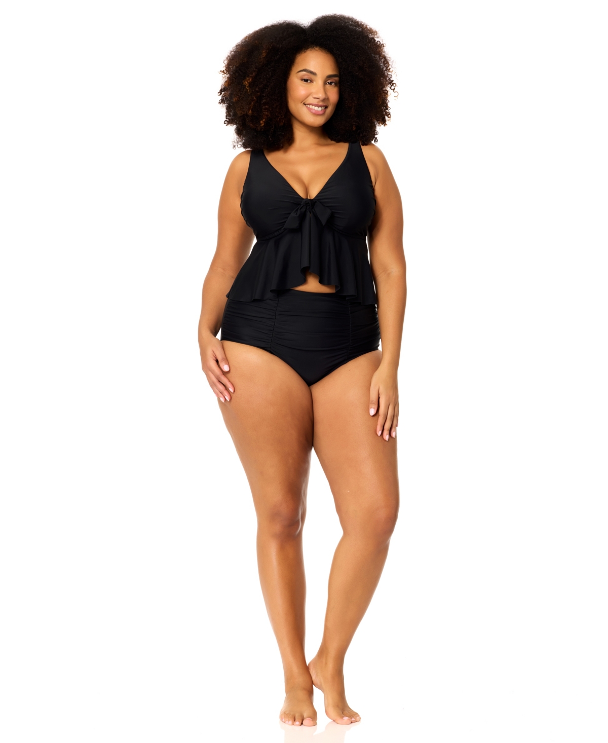 Click here for Raisins Curve Plus Size Underwire Topanga Ruffled... prices
