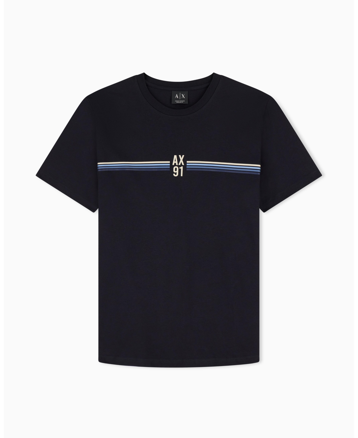 Click here for A|X Armani Exchange Mens 91 4 Stripes Stripe Cotto... prices