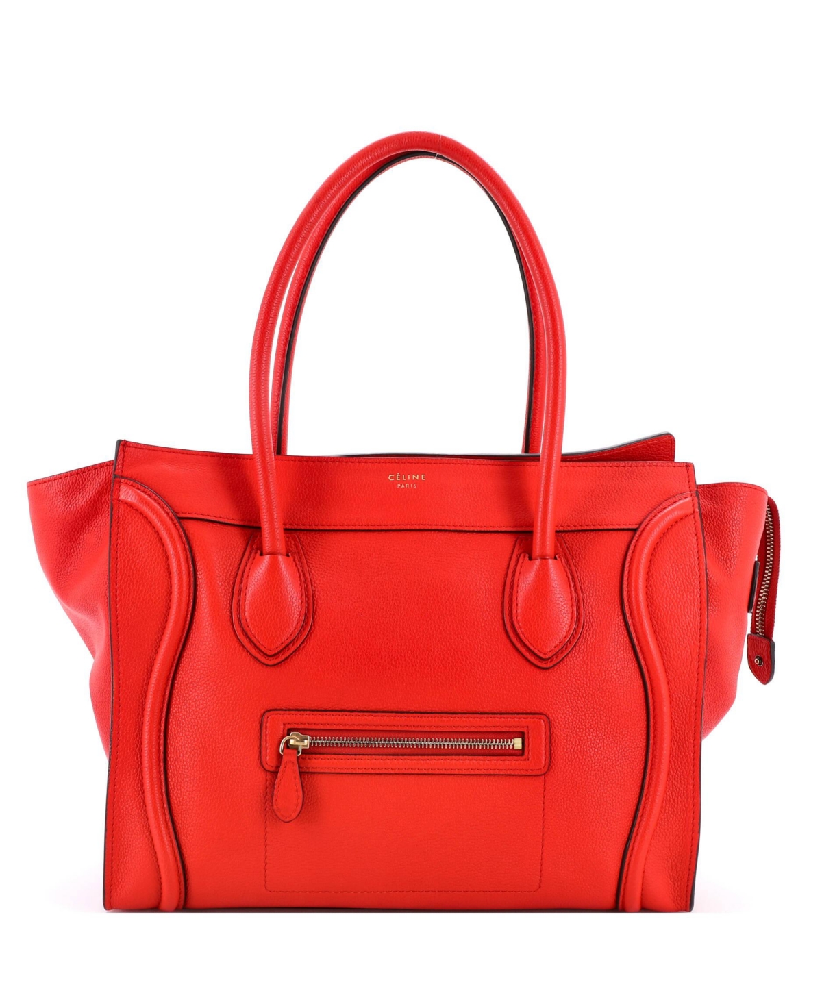 Click here for Pre-Owned Celine Shoulder Luggage Bag Leather - Re... prices