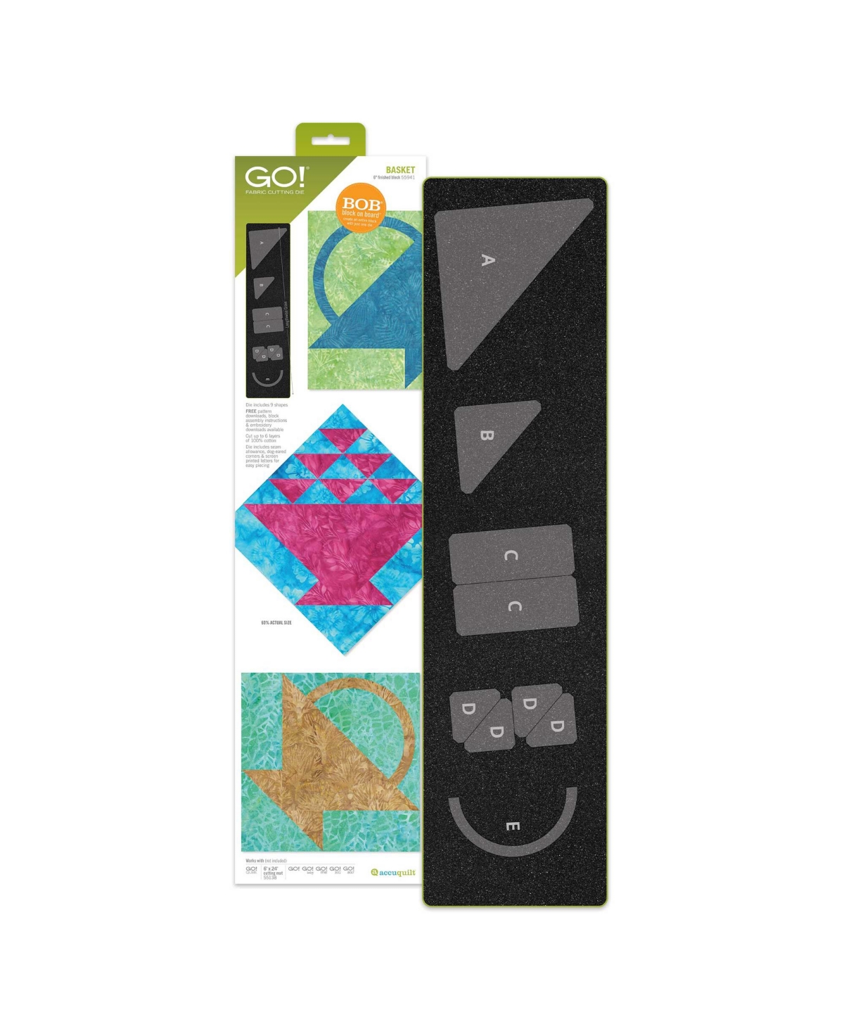 Click here for Accuquilt Go! Basket-6" Finished Die (Die to... prices