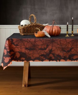 Click here for Elrene Bats Web Halloween Table Linen Collection prices