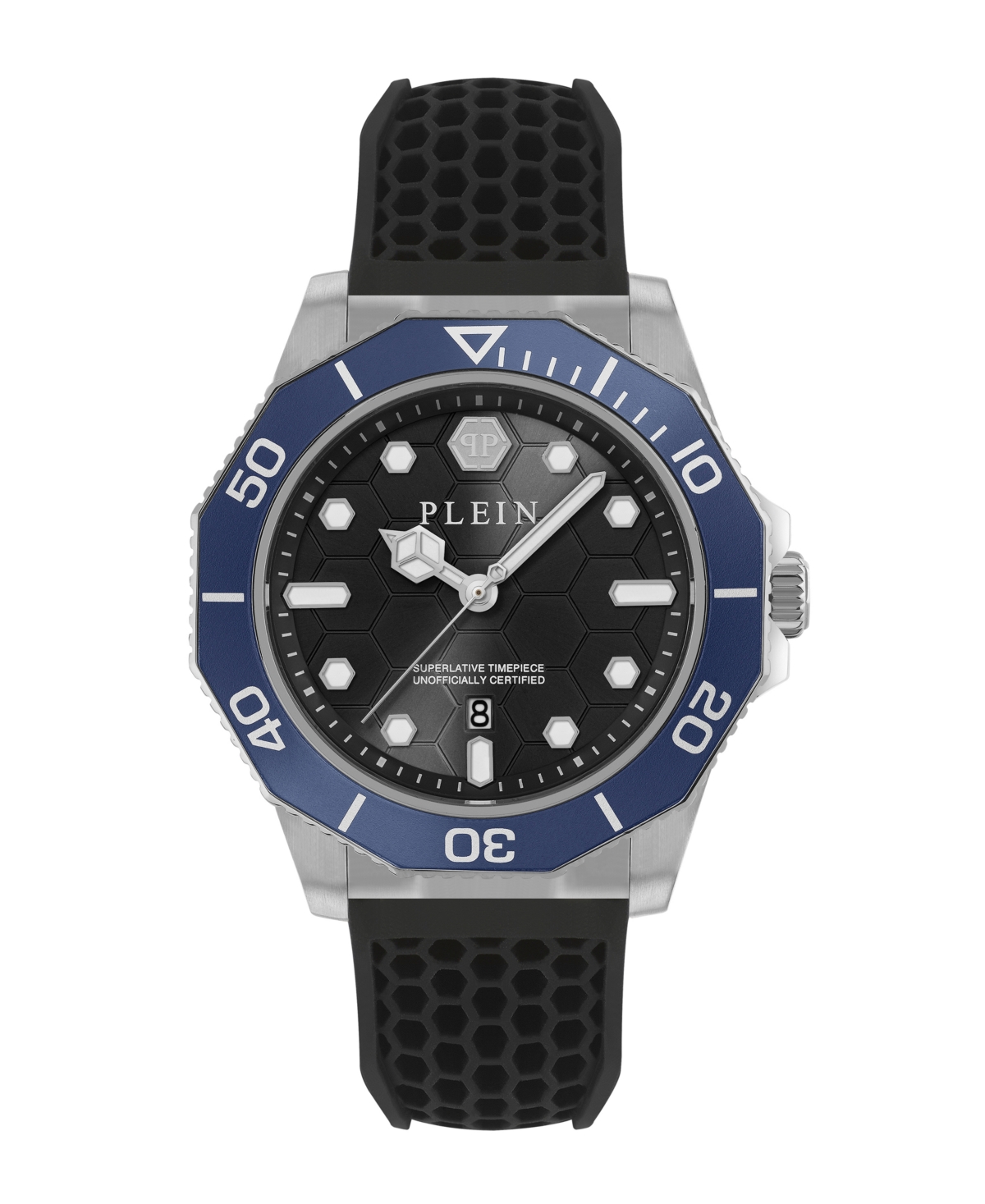 Click here for Philipp Plein Mens Aquastorm Silver Stainless Stee... prices