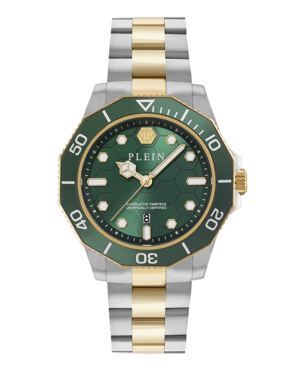 Click here for Philipp Plein Mens Aquastorm Two-Tone Stainless St... prices
