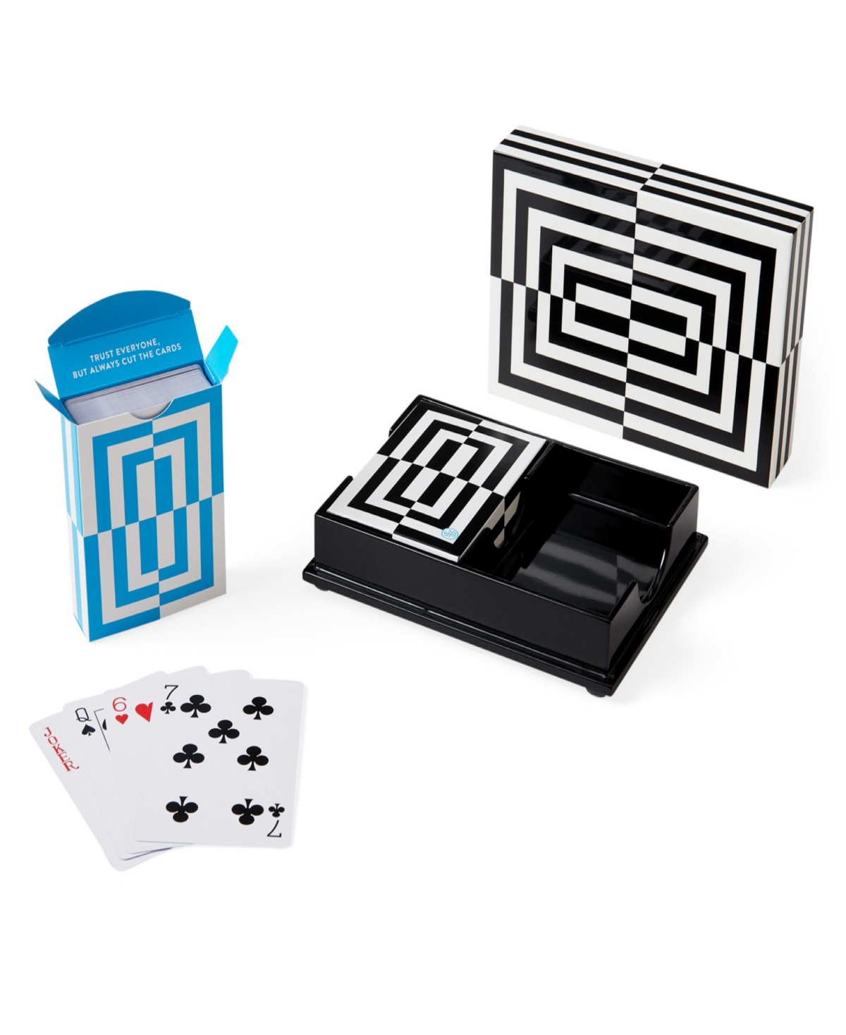 Click here for Jonathan Adler Op Art Lacquer Card Set - Multi prices