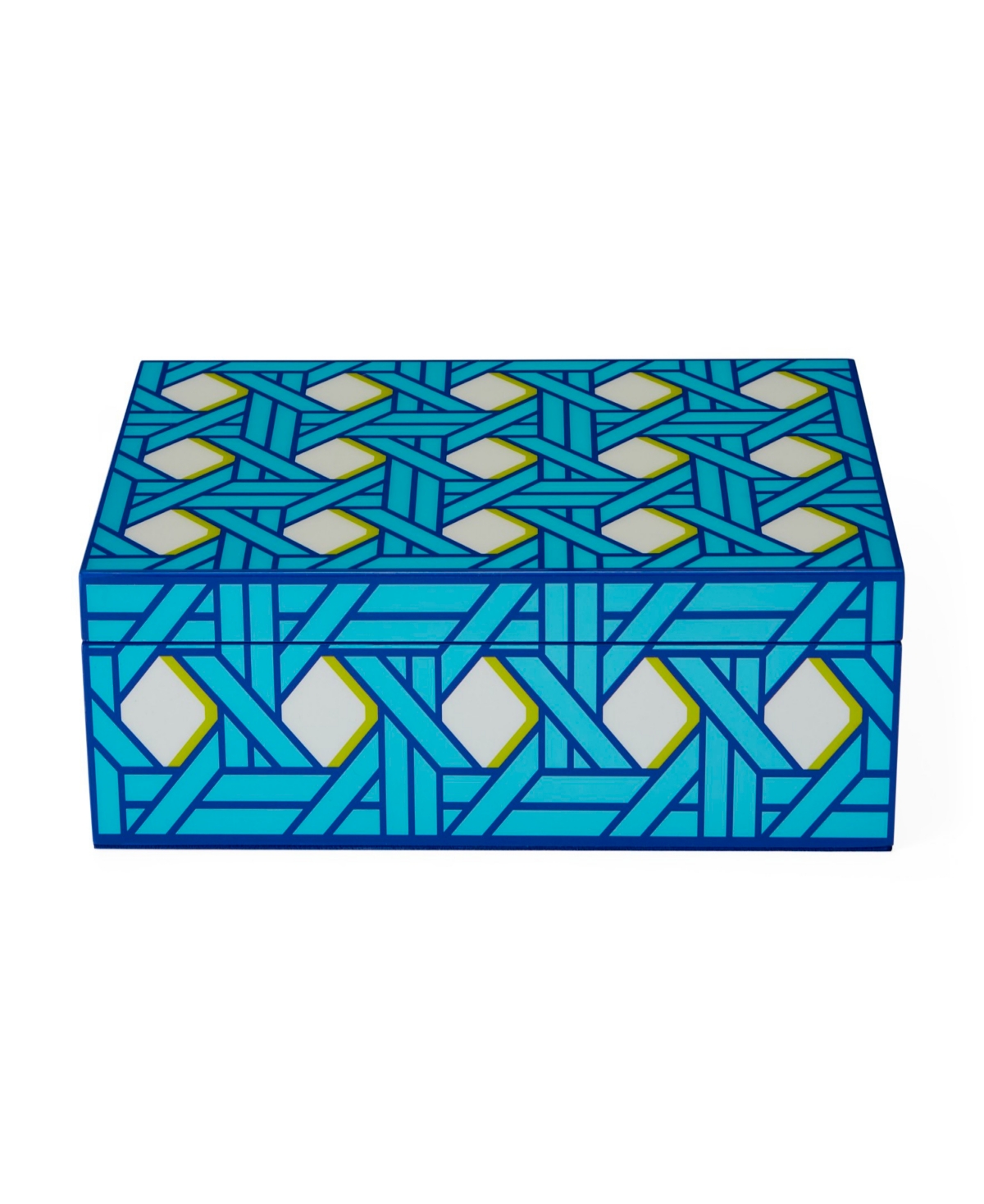 Click here for Jonathan Adler Basketweave Lacquer 10 Medium Box -... prices