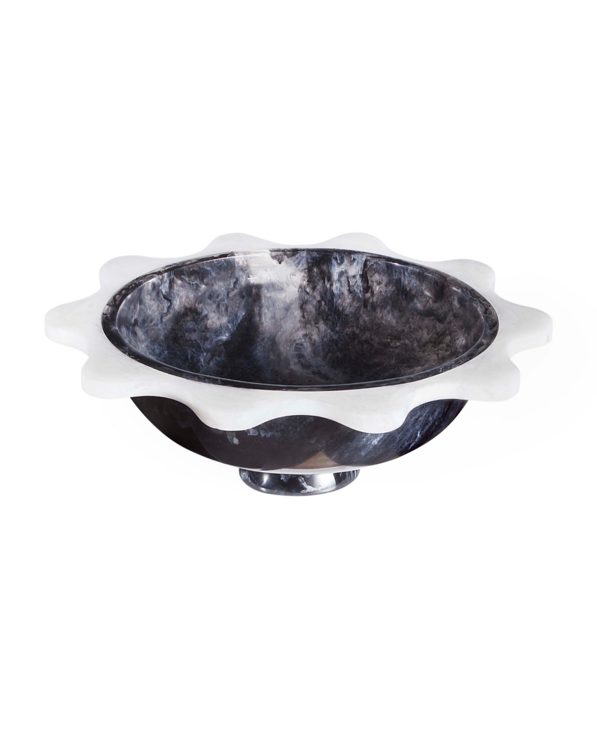 Click here for Jonathan Adler Como 100 oz. Ripple Bowl - Black prices