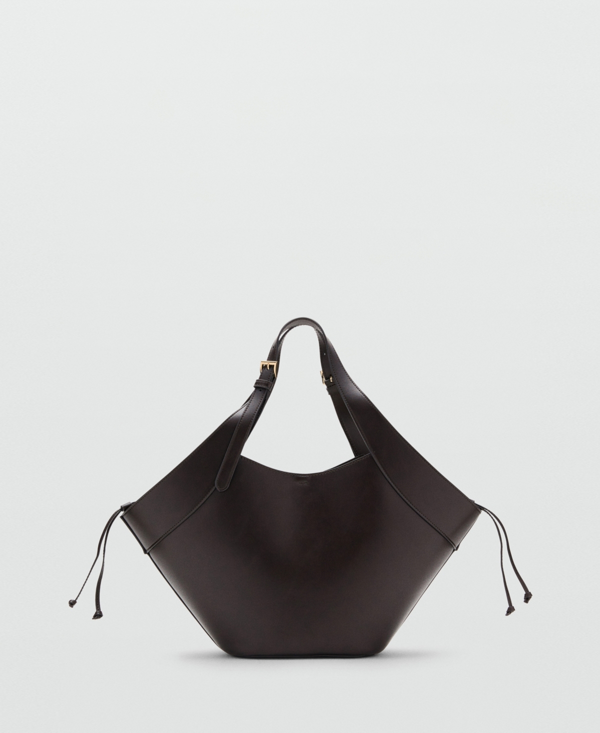 Click here for Mango Womens Buckles Large Double-Handle Handbag -... prices