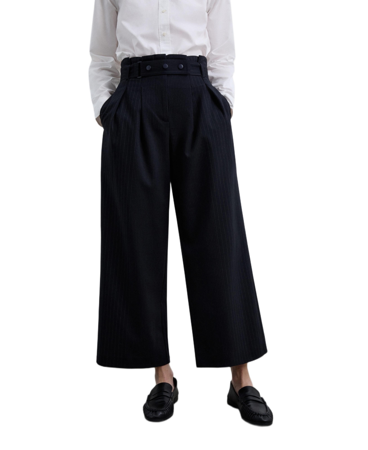 Click here for Scalpers Womens Beltpocket Pant - Dark blue prices