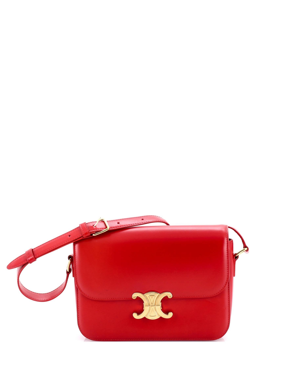 Click here for Pre-Owned Celine Medium Triomphe Shoulder Bag Smoo... prices